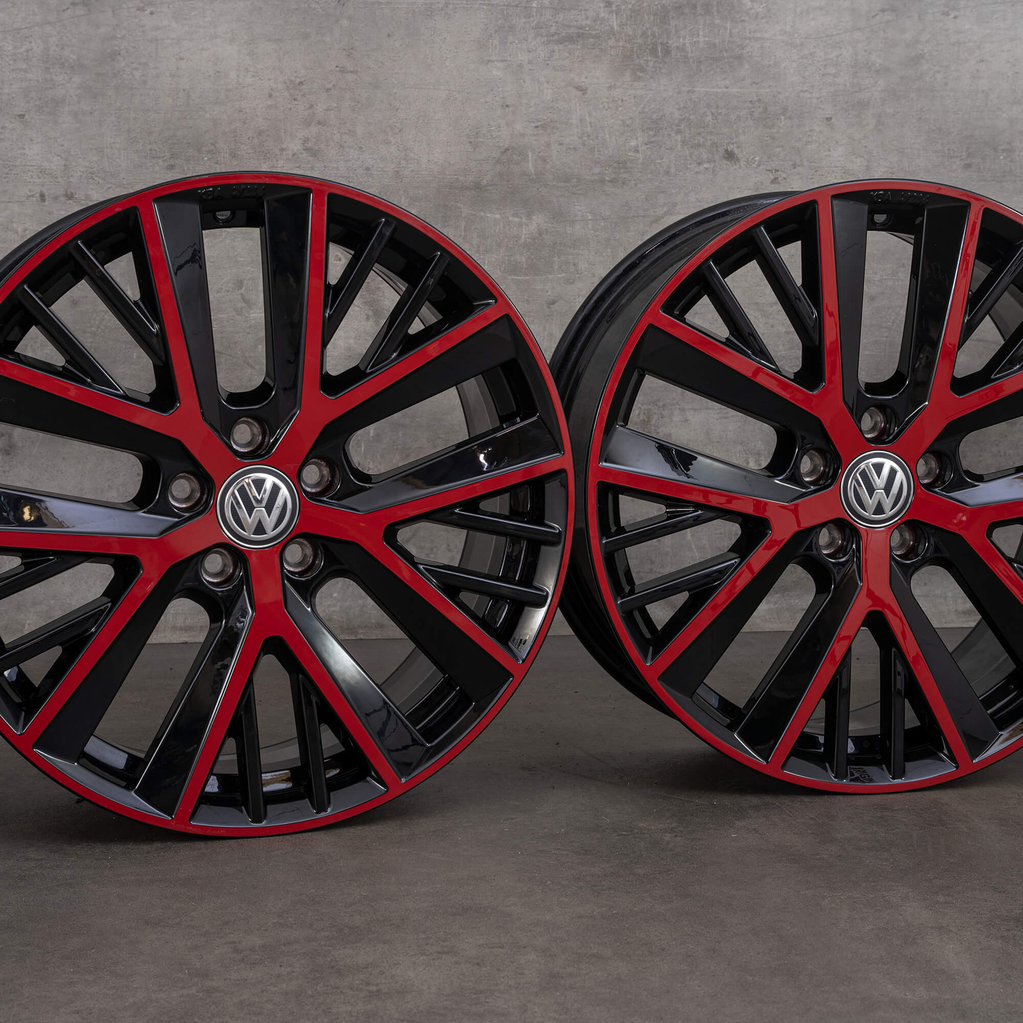 VW 19 inch rims Golf 7 6 GTI GTD Twinspoke 5G0071499 aluminum NEW