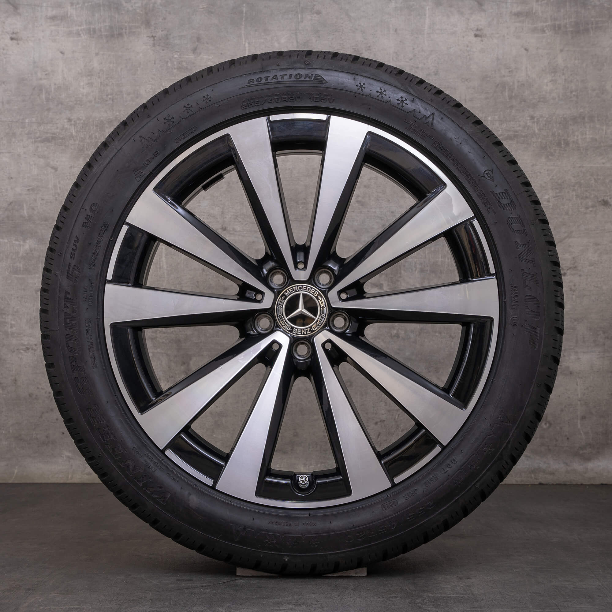 OEM Mercedes Benz EQS snow tire packages 20 inch V297 rims A2974011900 ...
