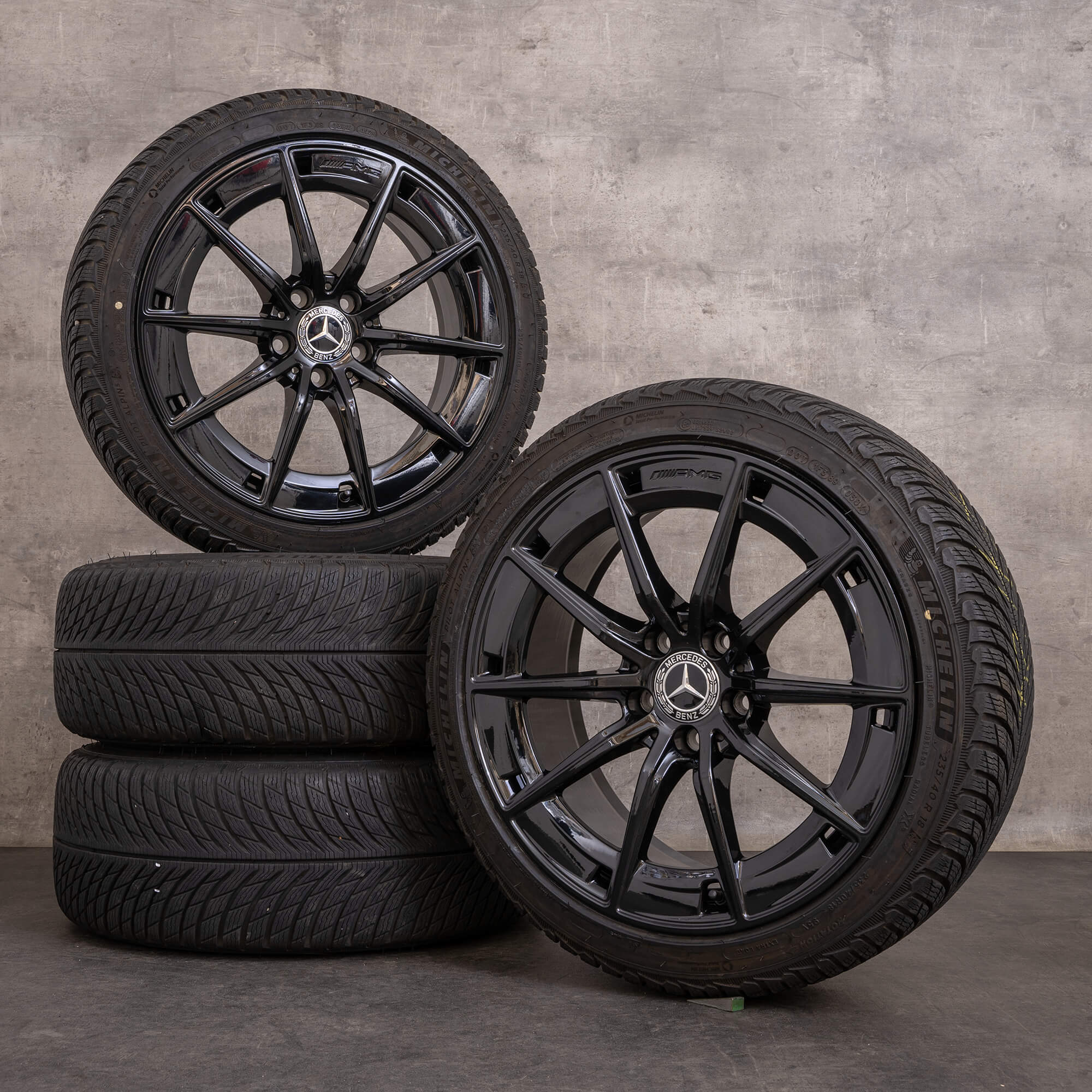 Original Mercedes Benz A-Klasse A35 AMG 4Matic Winterräder 18 Zoll W177 ...