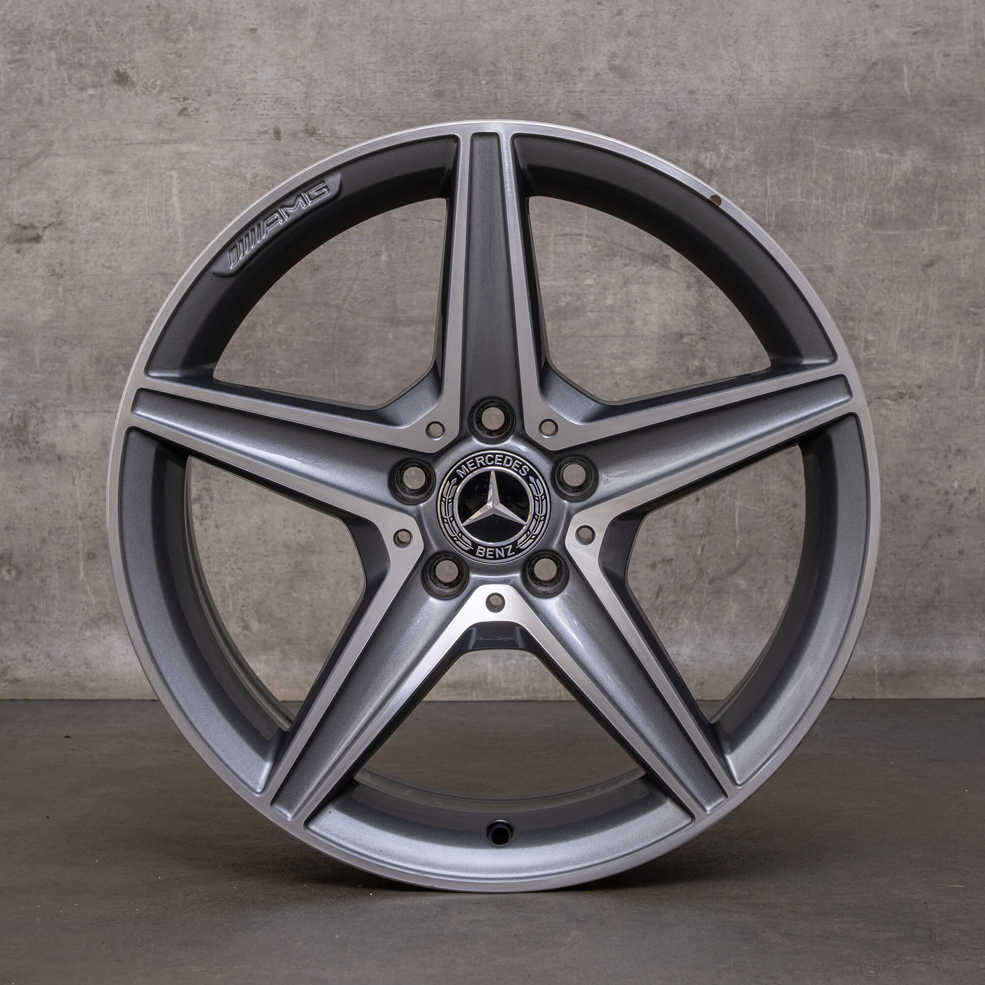 Original Mercedes Benz C-Klasse AMG Felgen 18 Zoll W205 S205 C205 A205 ...