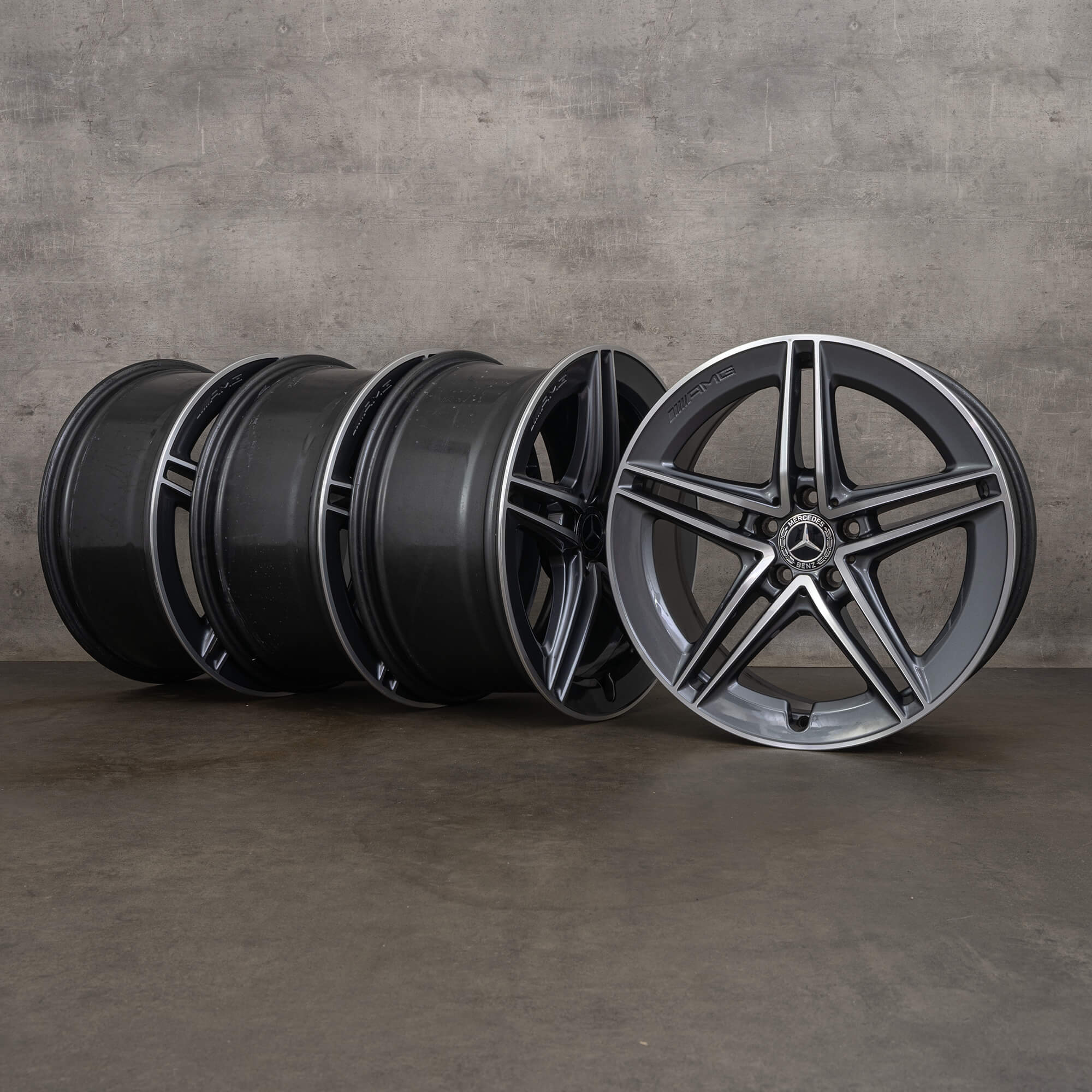 Original Mercedes Benz CLA AMG Felgen 19 Zoll 45 C118 X118 A1774012200 ...