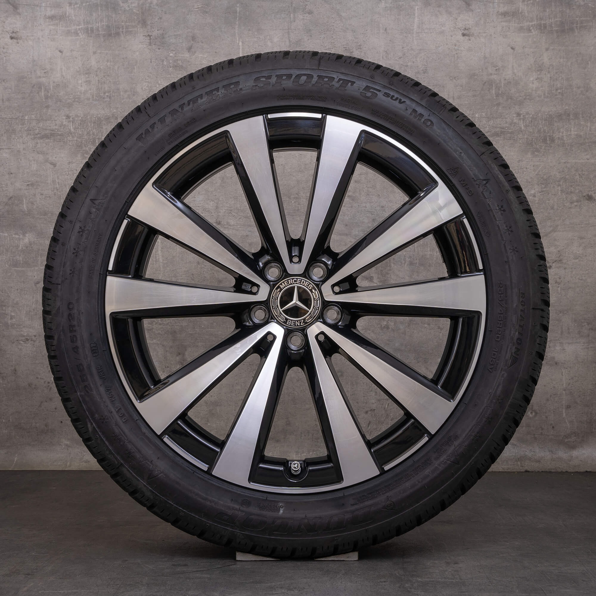 OEM Mercedes Benz EQS snow tire packages 20 inch V297 rims A2974011900 ...