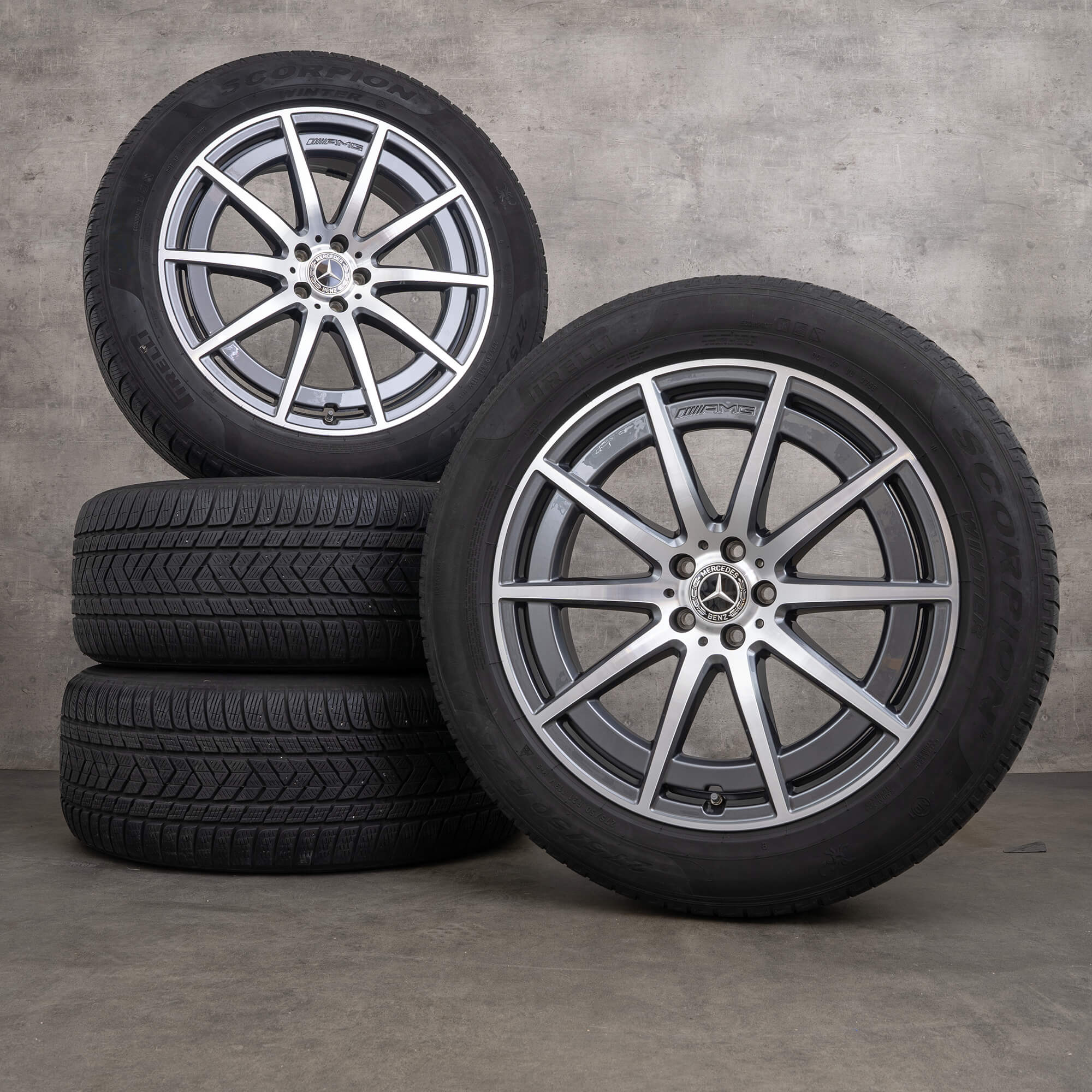 AMG Mercedes Benz GLS 63 X167 winter wheels 21 inch rims tires