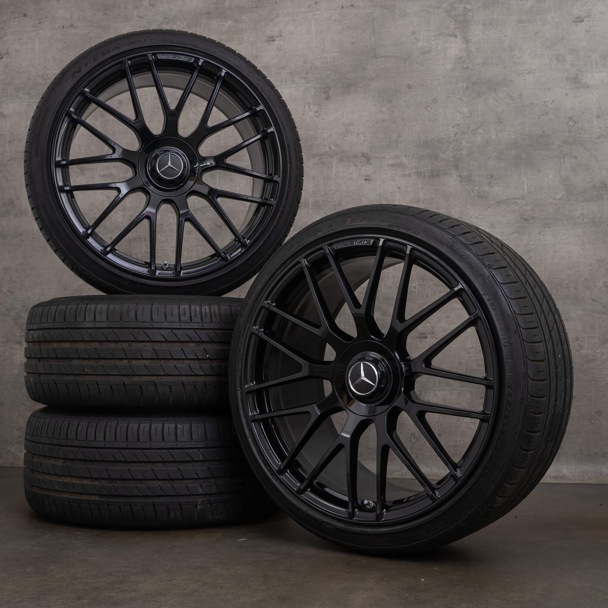 OEM Mercedes Benz C Class AMG rims 19 inch C63 & S C205 A205 summer ...