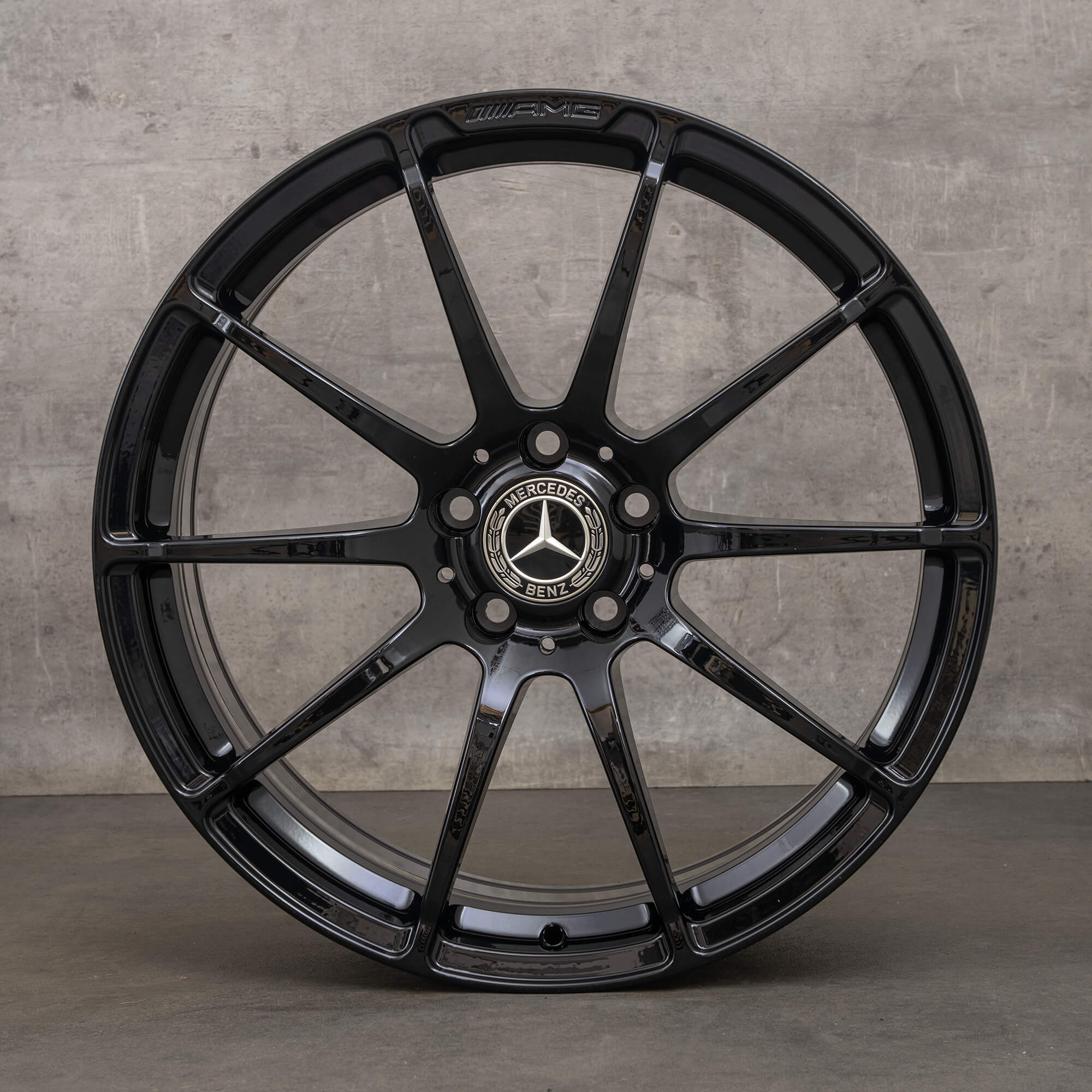 AMG Mercedes Benz C-Class W204 S204 C63 Black Series 19 inch rims black