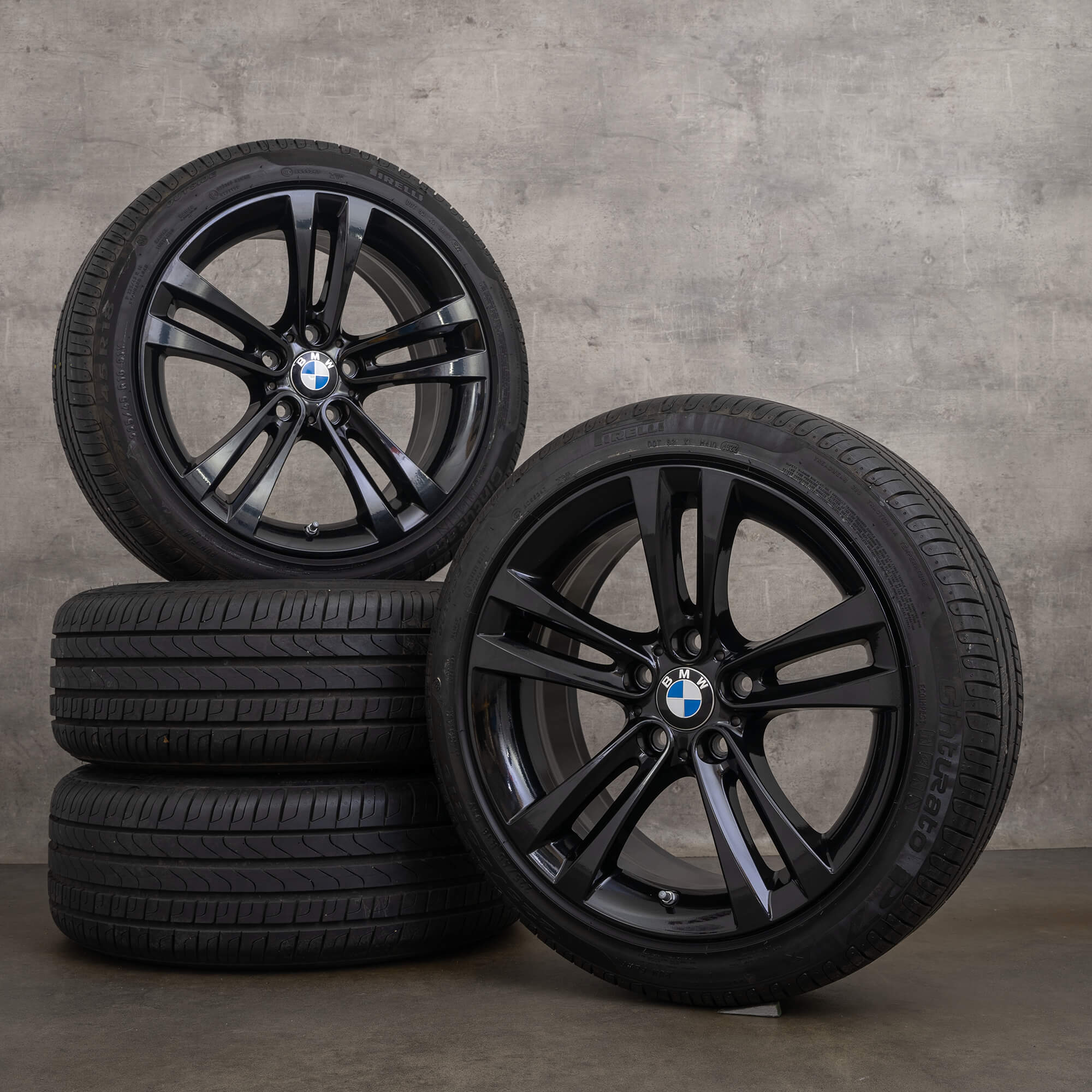 OEM BMW 3 Series F30 F31 4 F32 F33 F36 18 inch rims winter tires ...