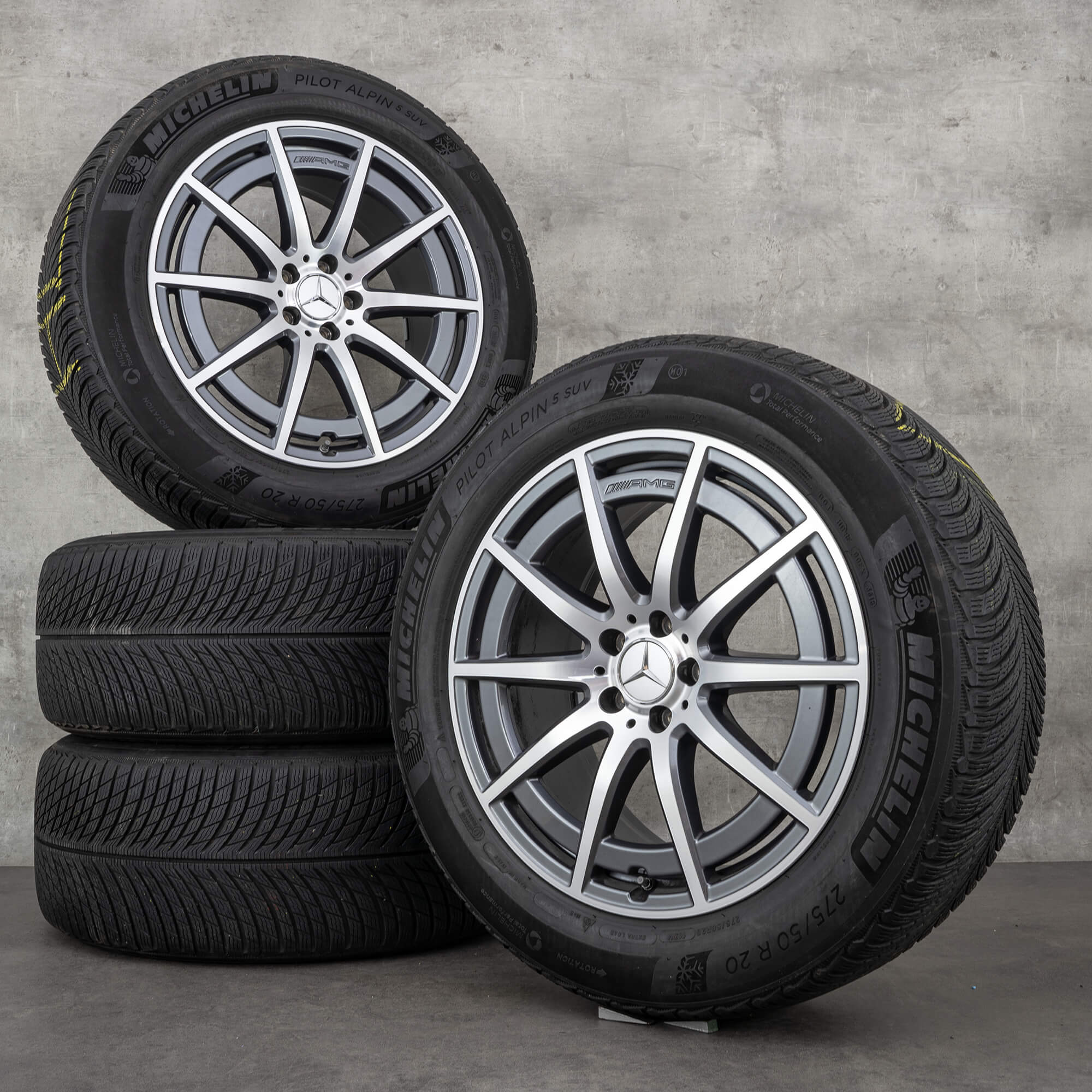 AMG 20 Zoll Mercedes Felgen GLE 53 63 V167 Winterreifen Winterräder 6,5 mm