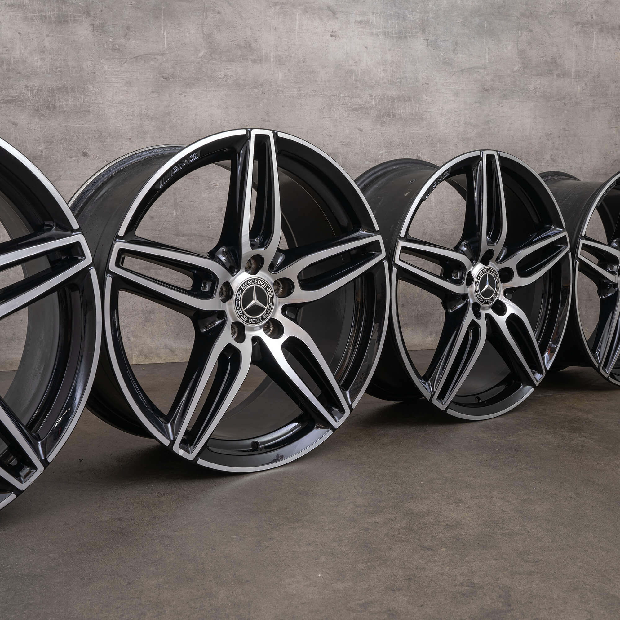 AMG Mercedes Benz E-Class W213 S213 C238 A238 19 inch rims black aluminum