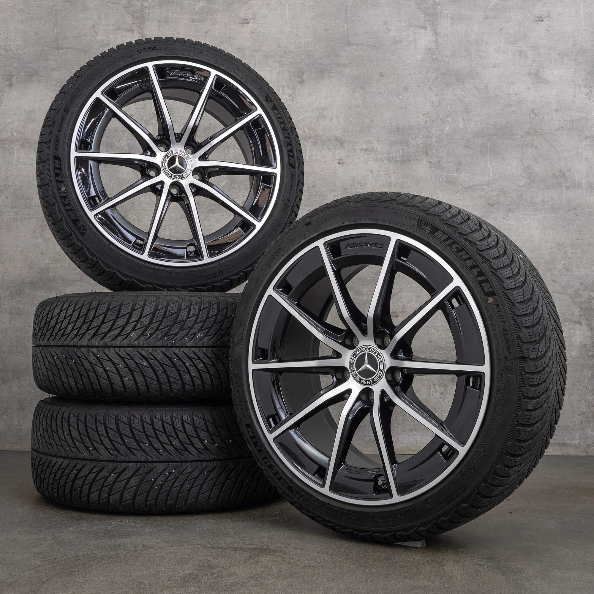 AMG Mercedes Benz A 35 & 45 W177 winter wheels 18 inch rims tires