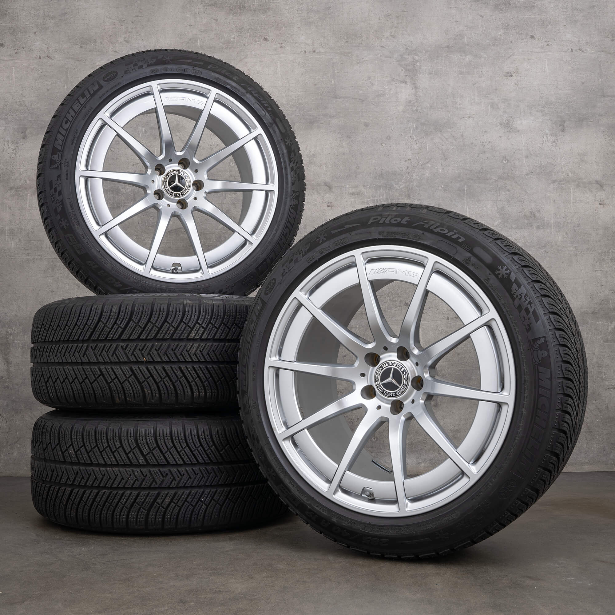 AMG Mercedes GT X290 43 53 63 63S winter wheels tires 19 inch rims