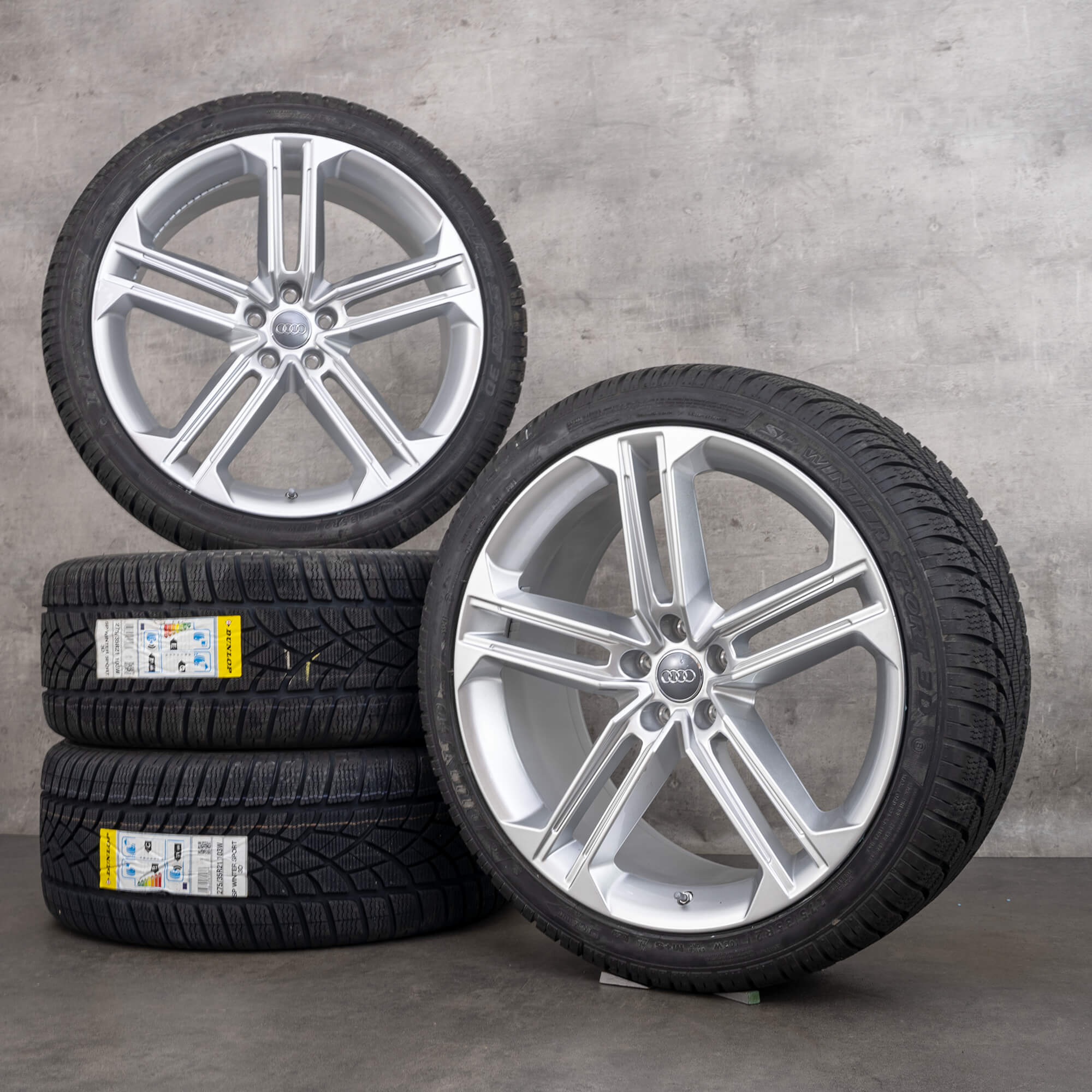 Audi 21 pouces jantes A8 S8 4N en alloy roues d'hiver pneus 4N0601025F