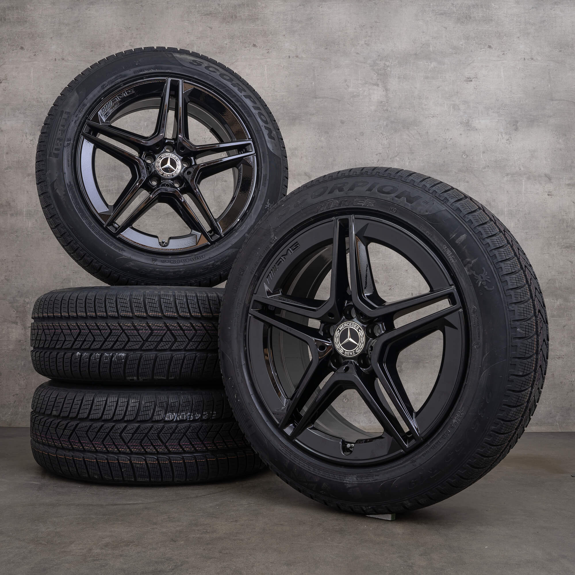 AMG Mercedes Benz GLC X253 winter wheels 19 inch rims tires