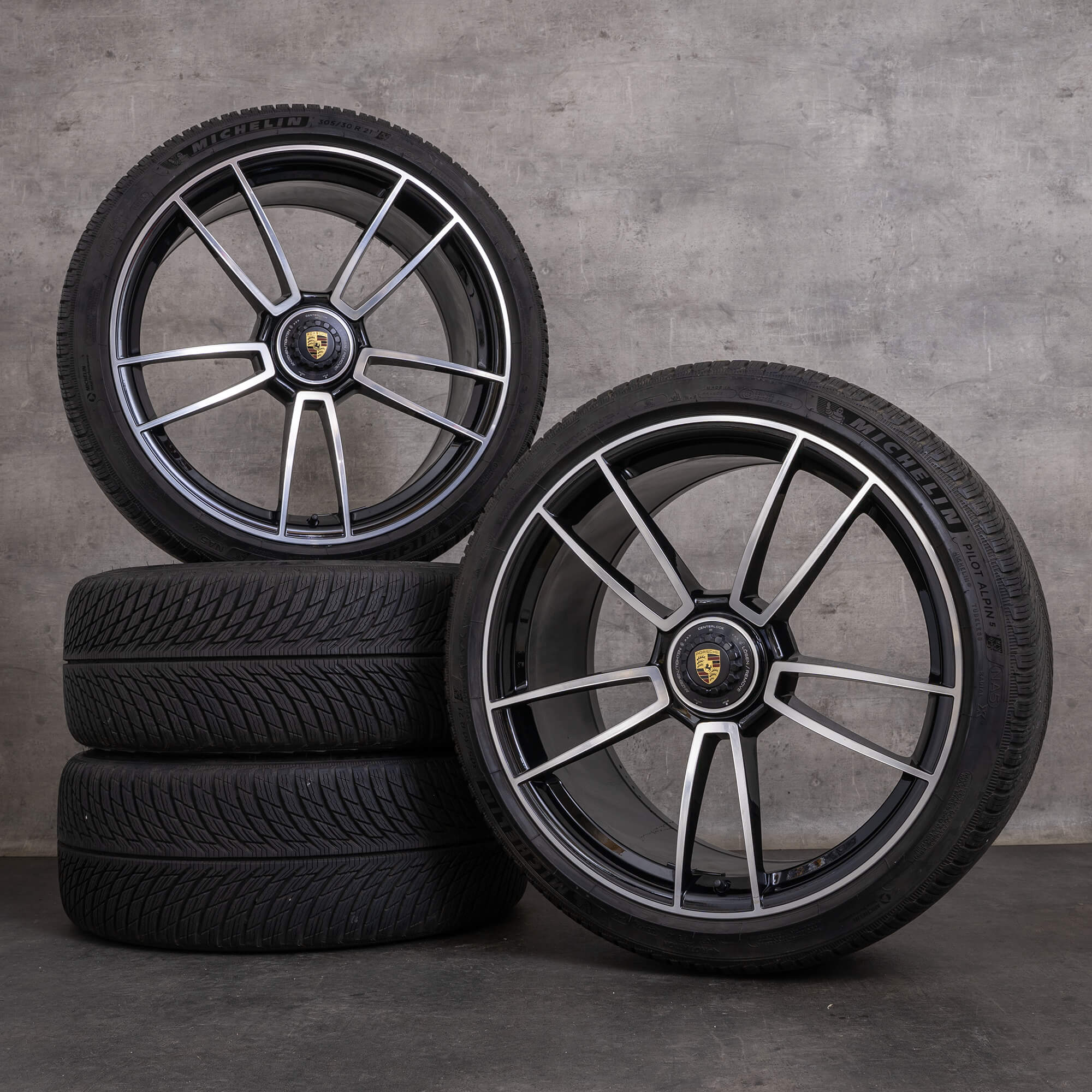 OEM Porsche 911 snow tire packages 20 21 inch 992 I rims 992601025AB ...