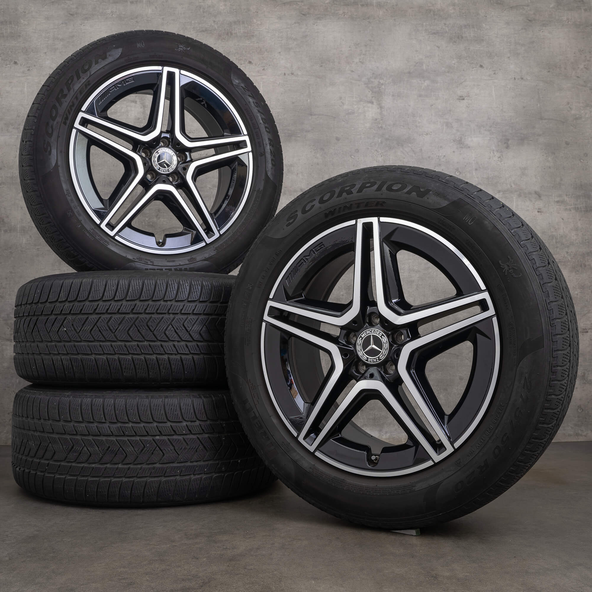 Mercedes Benz GLE SUV W167 winter wheels 20 inch rims tires aluminum