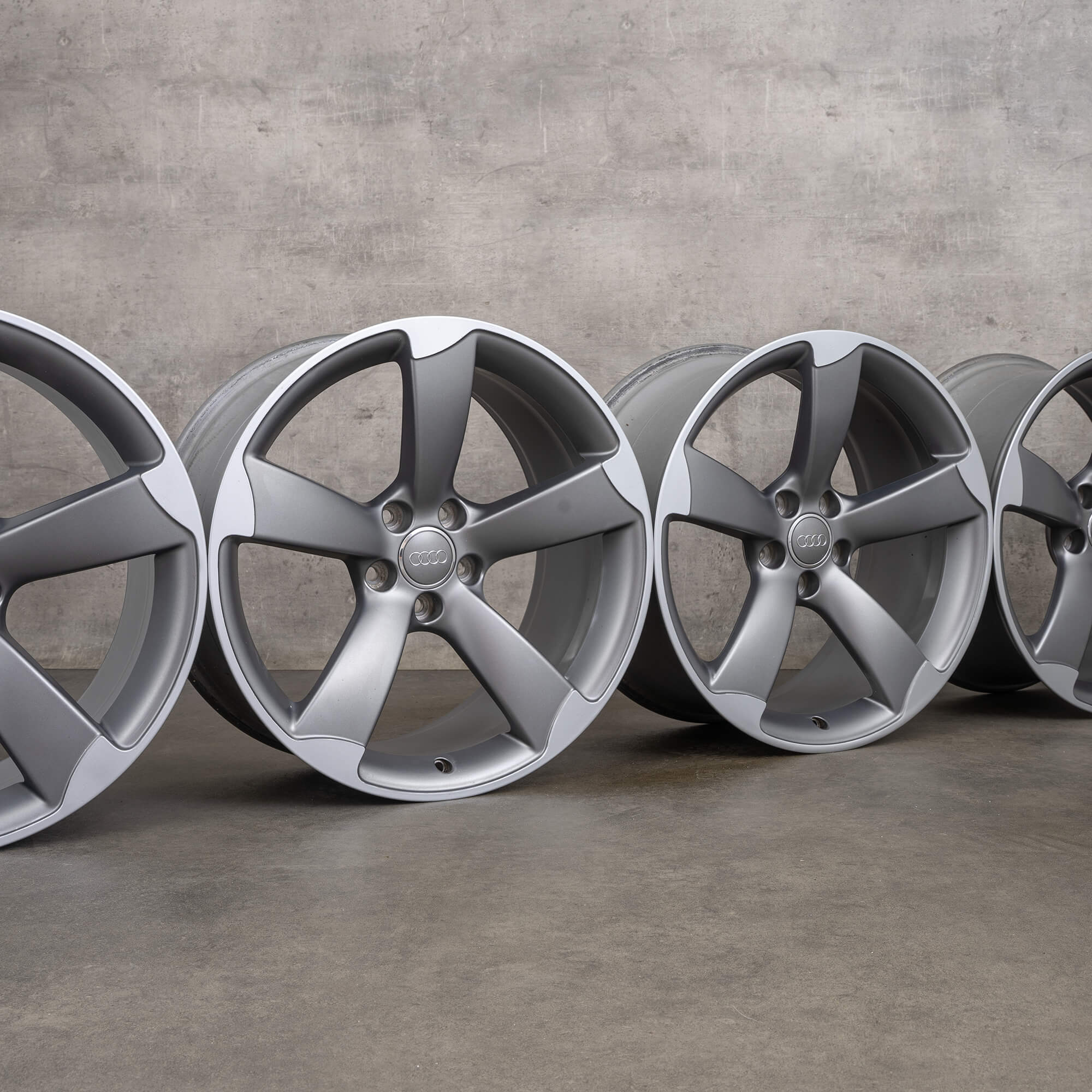 Audi A5 S5 8T 8F B8 19 inch rims rotor 8T0601025BE anthracite, high-sheen