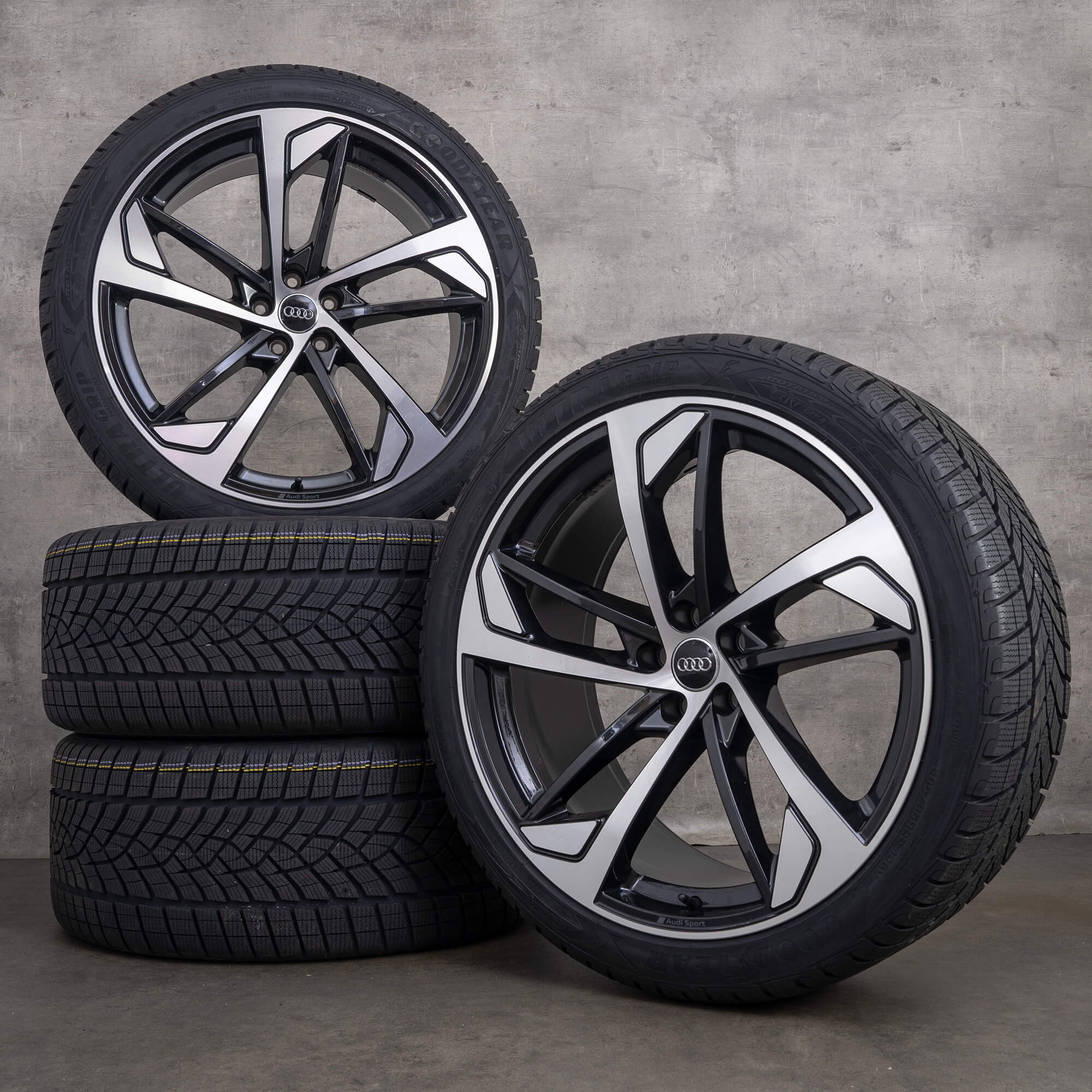 OEM Audi Q7 SQ7 rims 22 inch 4M snow tire packages 4M0601025CN ...