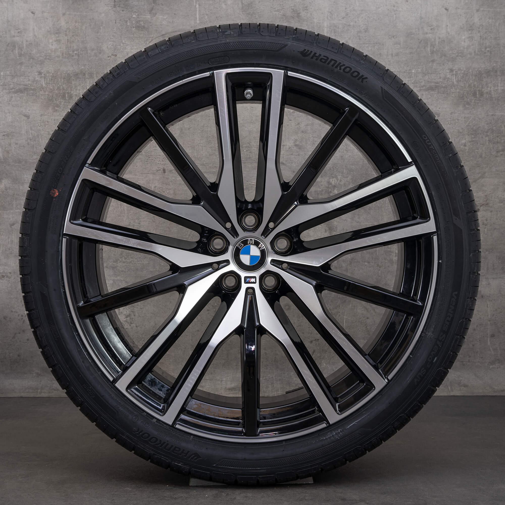 BMW 22 inch rims X5 G05 X6 G06 M742 summer tires wheels 8090013 8090014
