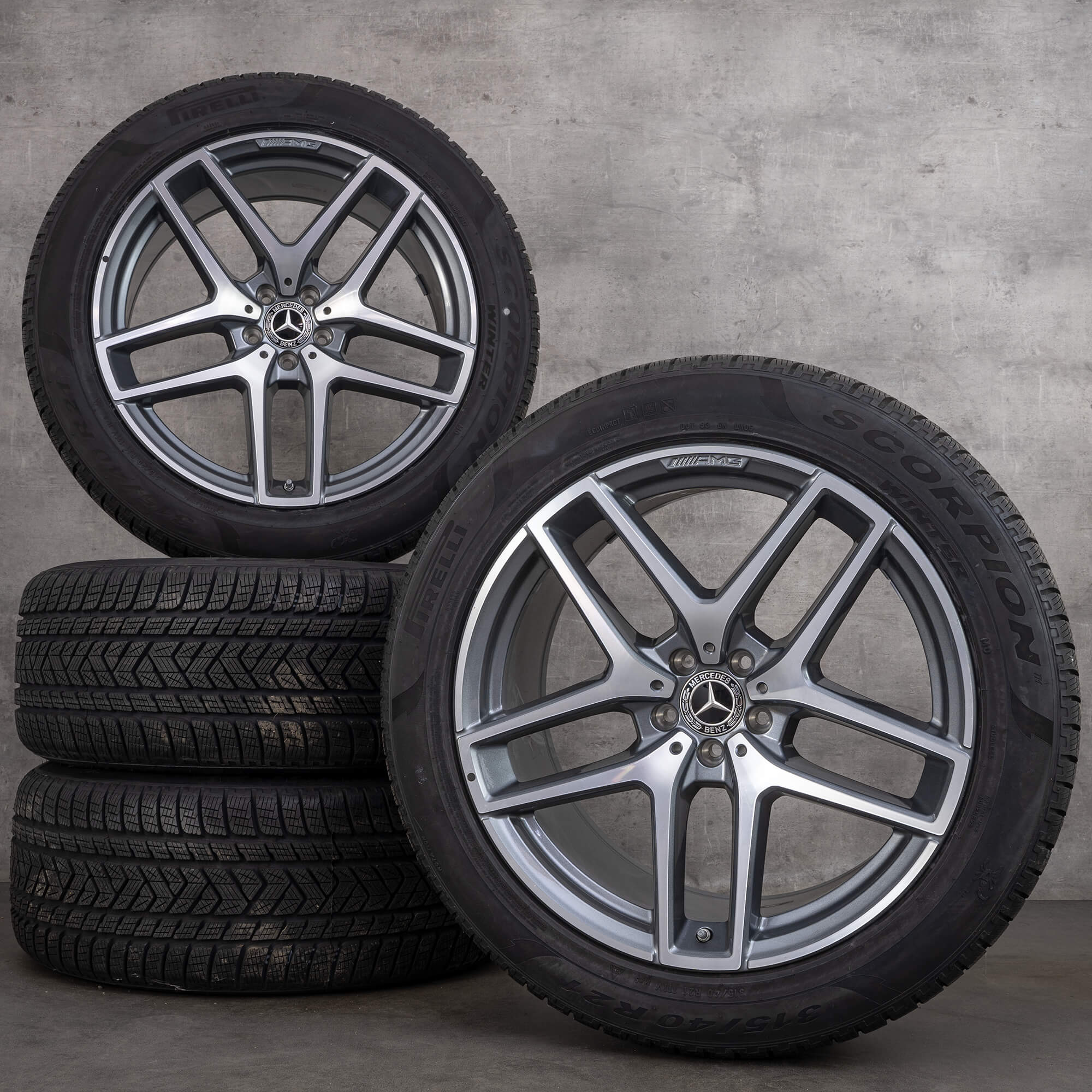 AMG Mercedes GLE C292 Coupe 21 inch rims winter tires wheels