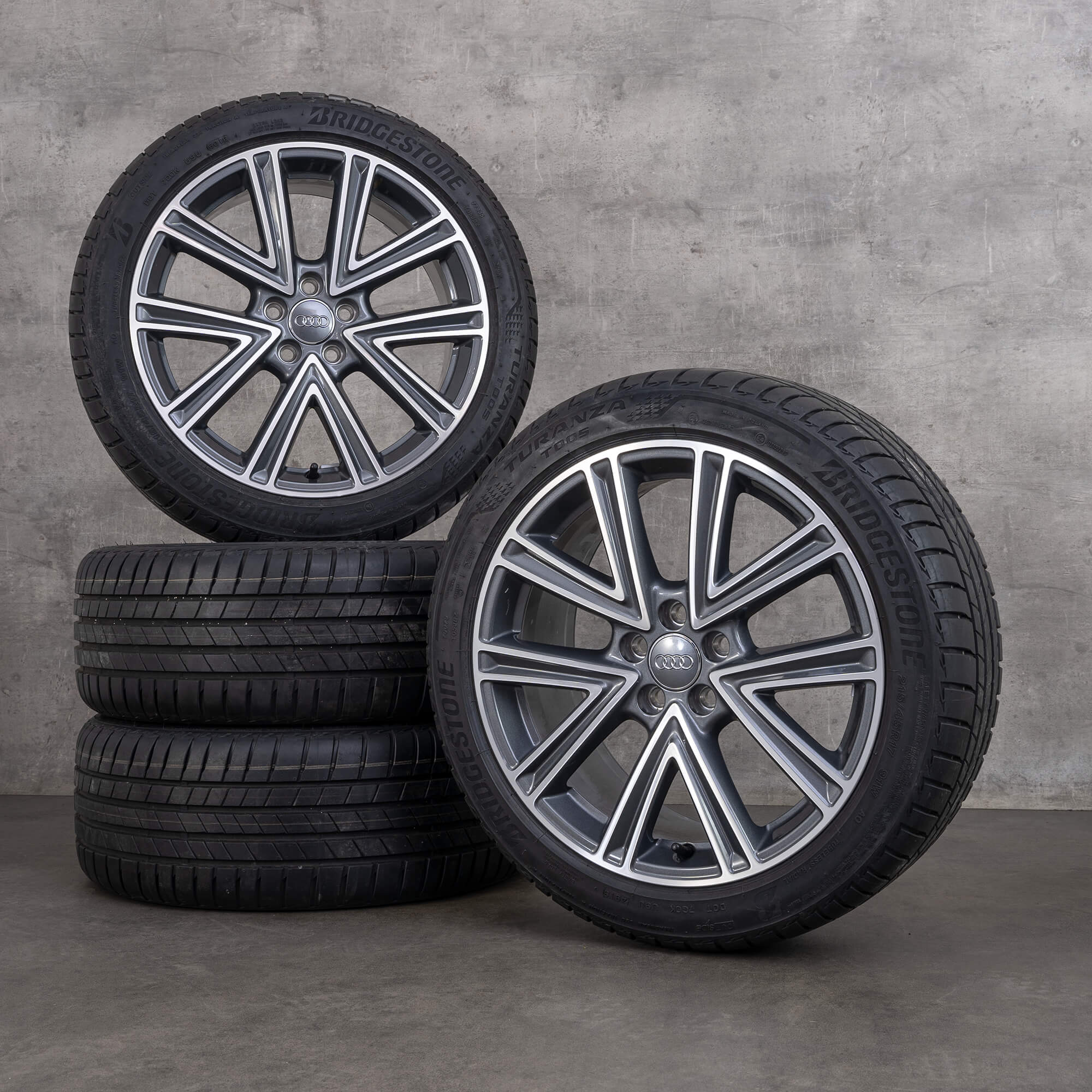 Audi A1 GB Carabus summer tires 17 inch rims wheels 82A071497A NEW