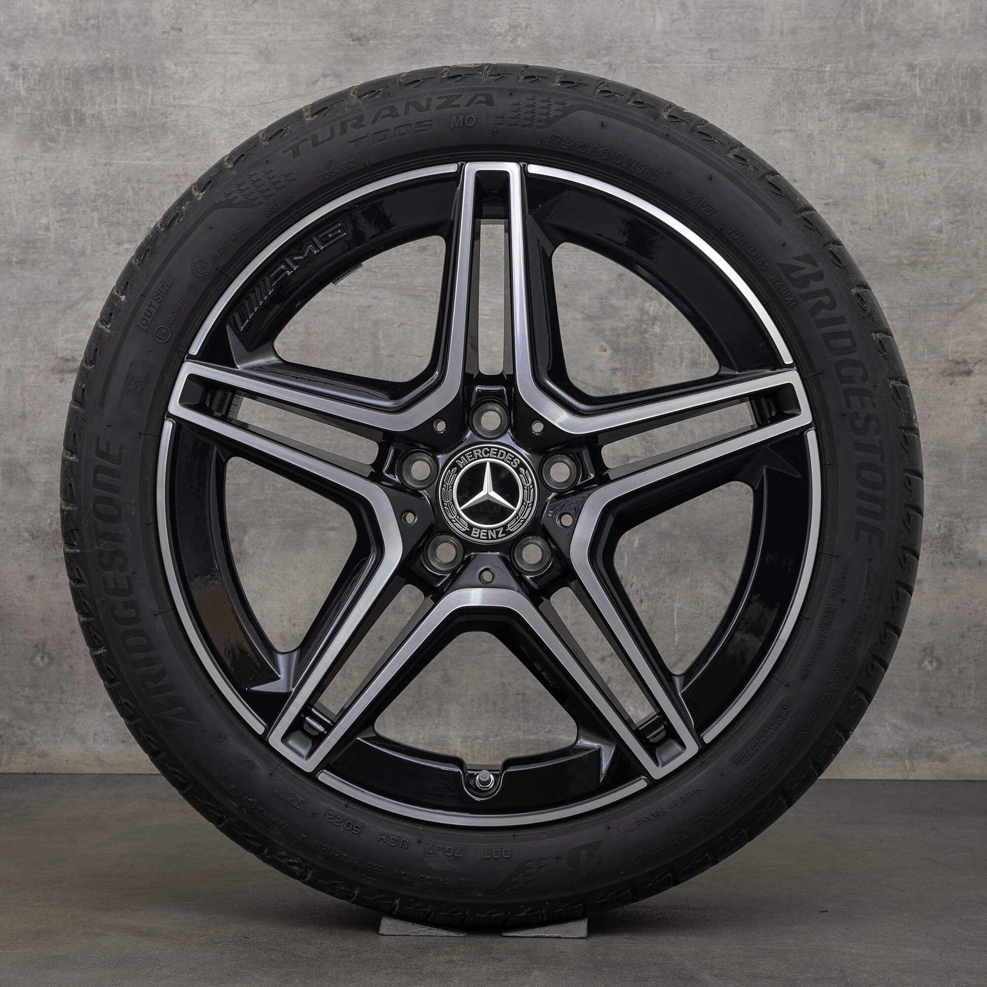 AMG Mercedes Benz A-Class W177 CLA X118 summer wheels 18 inch tires