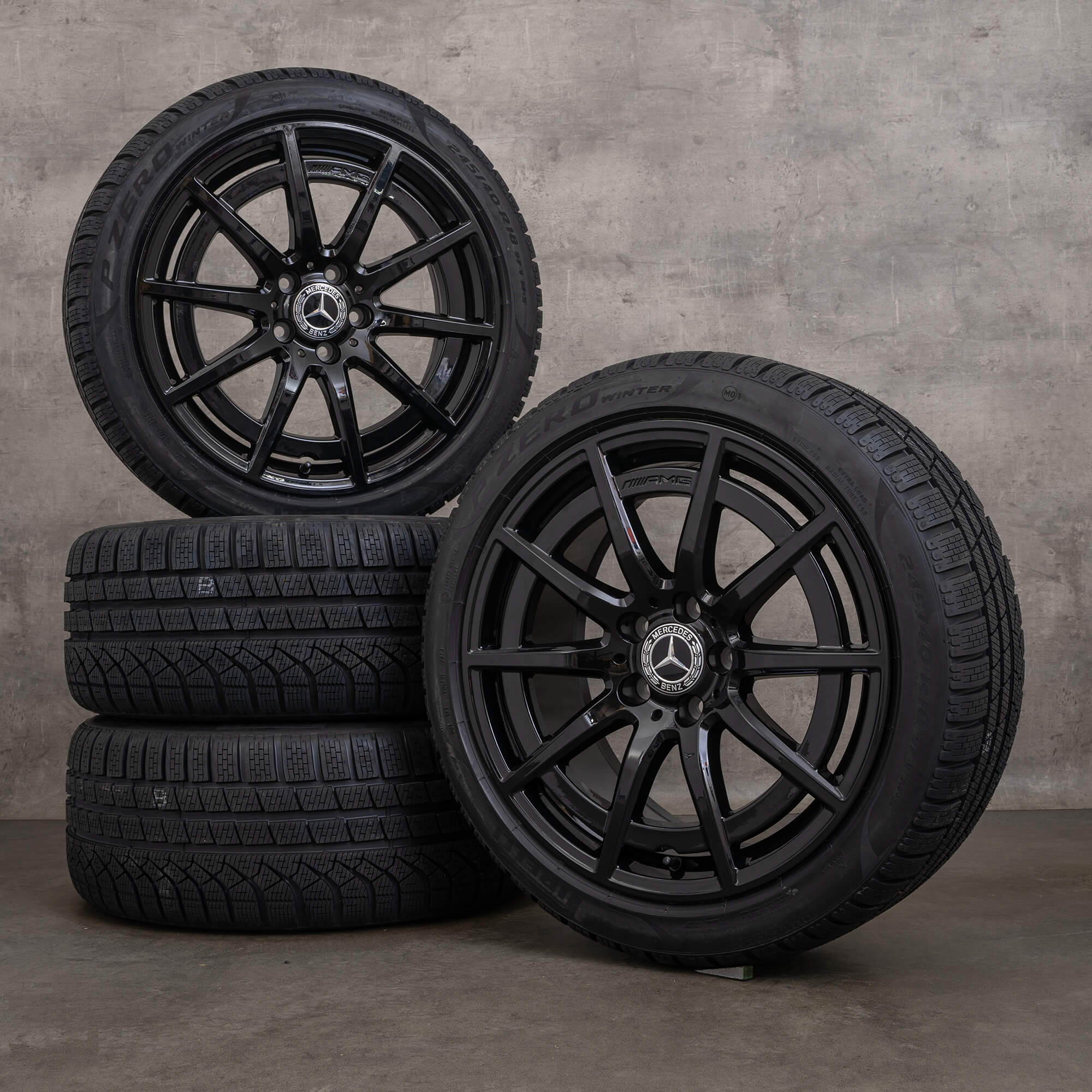 Original AMG Mercedes Benz A45 W177 CLA45 W118 winter wheels 18 inch rims