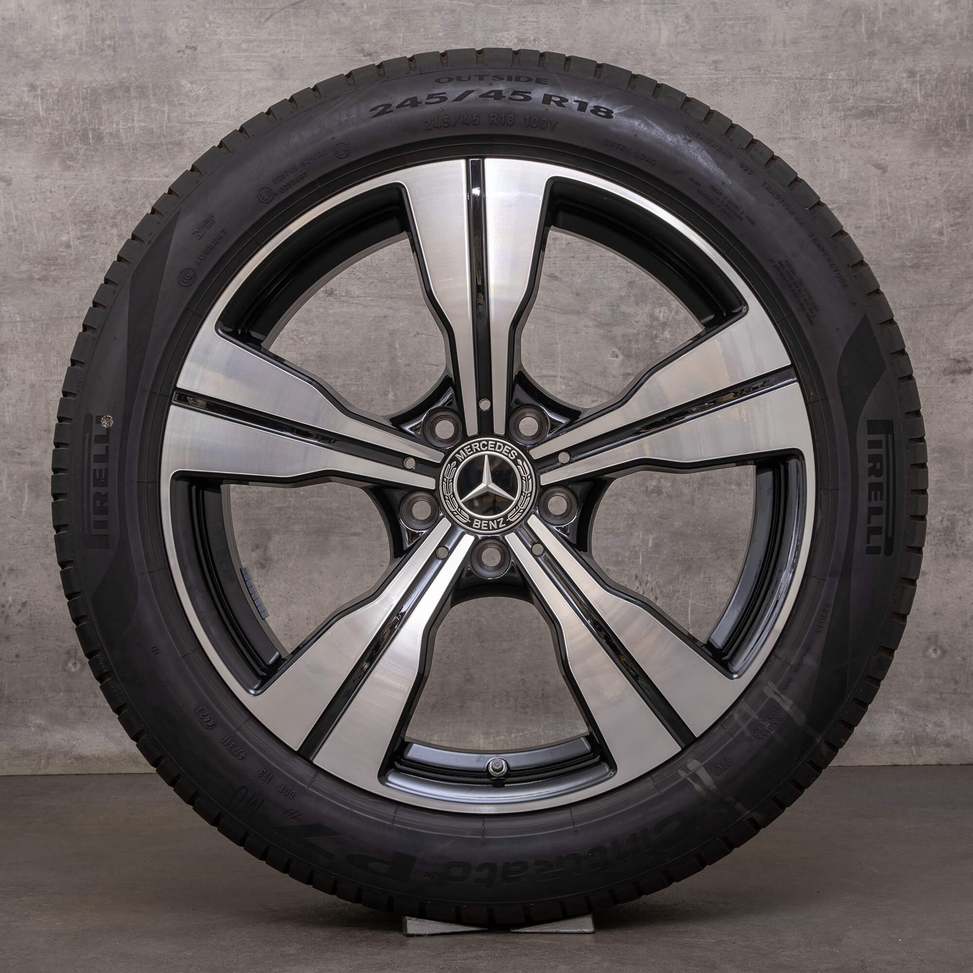 OEM Mercedes Benz C-Class snow tire packages 18 inch All Tarrain X206 ...