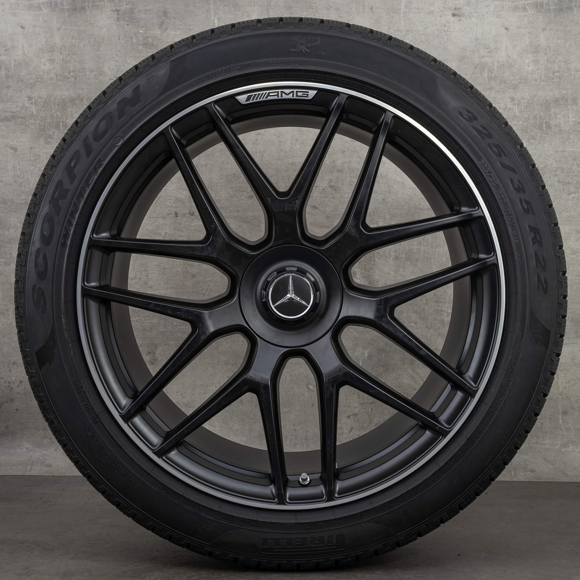 AMG 22 inch rims Mercedes Benz GLE 53 SUV V167 winter tires winter ...