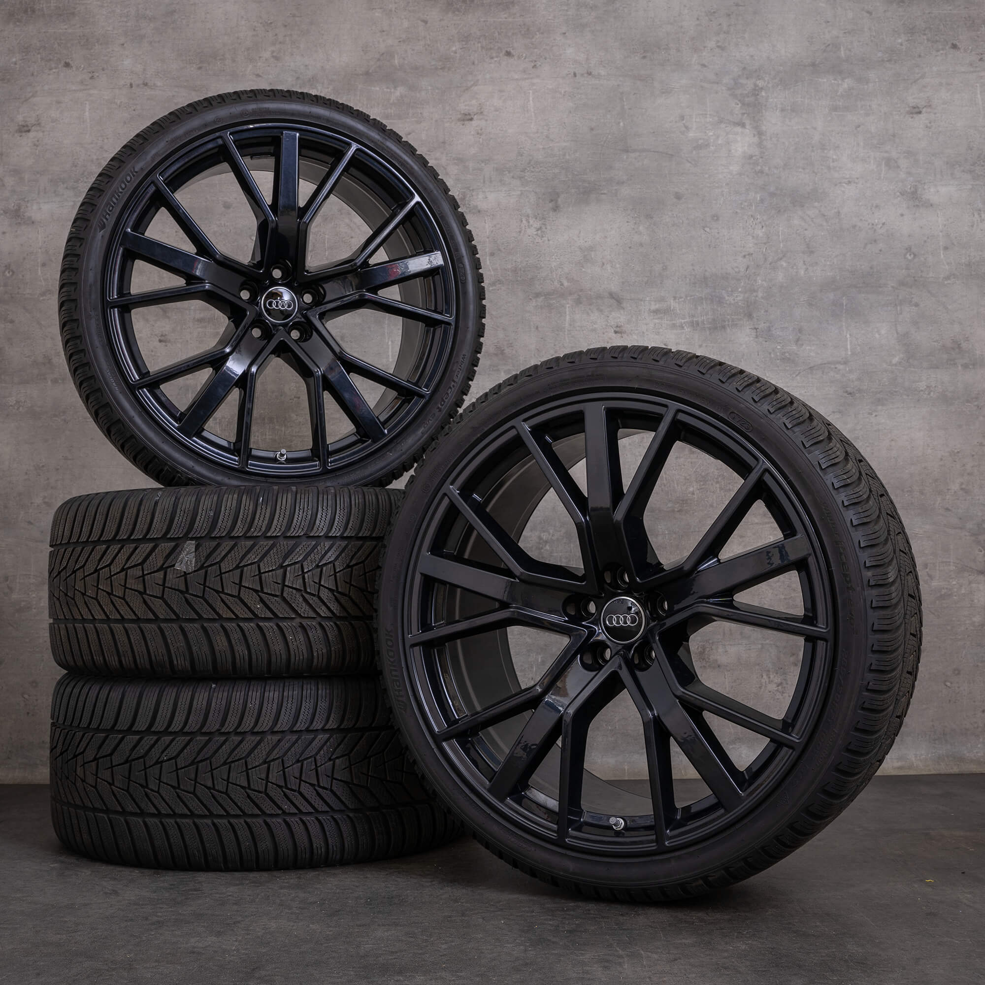 Originele Audi RS6 winterwielen 21 inch 4G velgen 4G0601025CL zwart ...