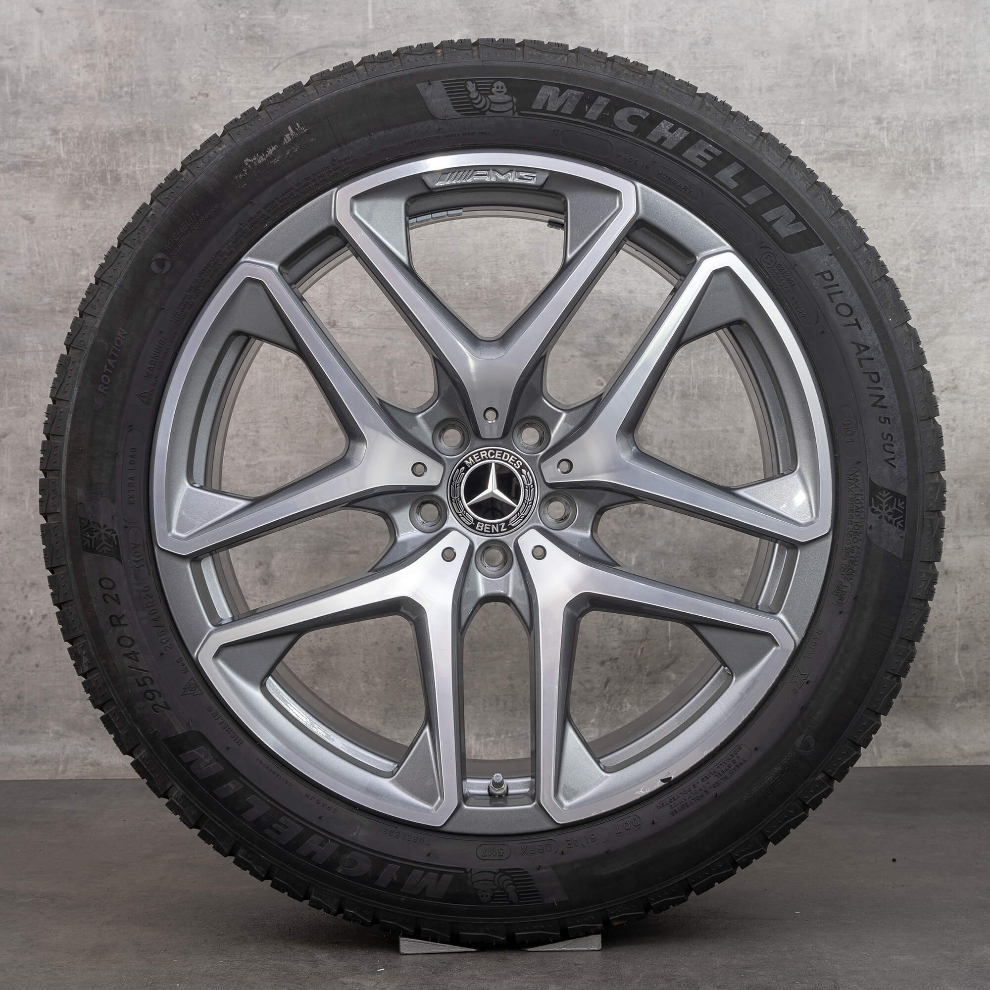 AMG Mercedes GLC 63 X253 W253 20 inch alloy rims winter tires wheels