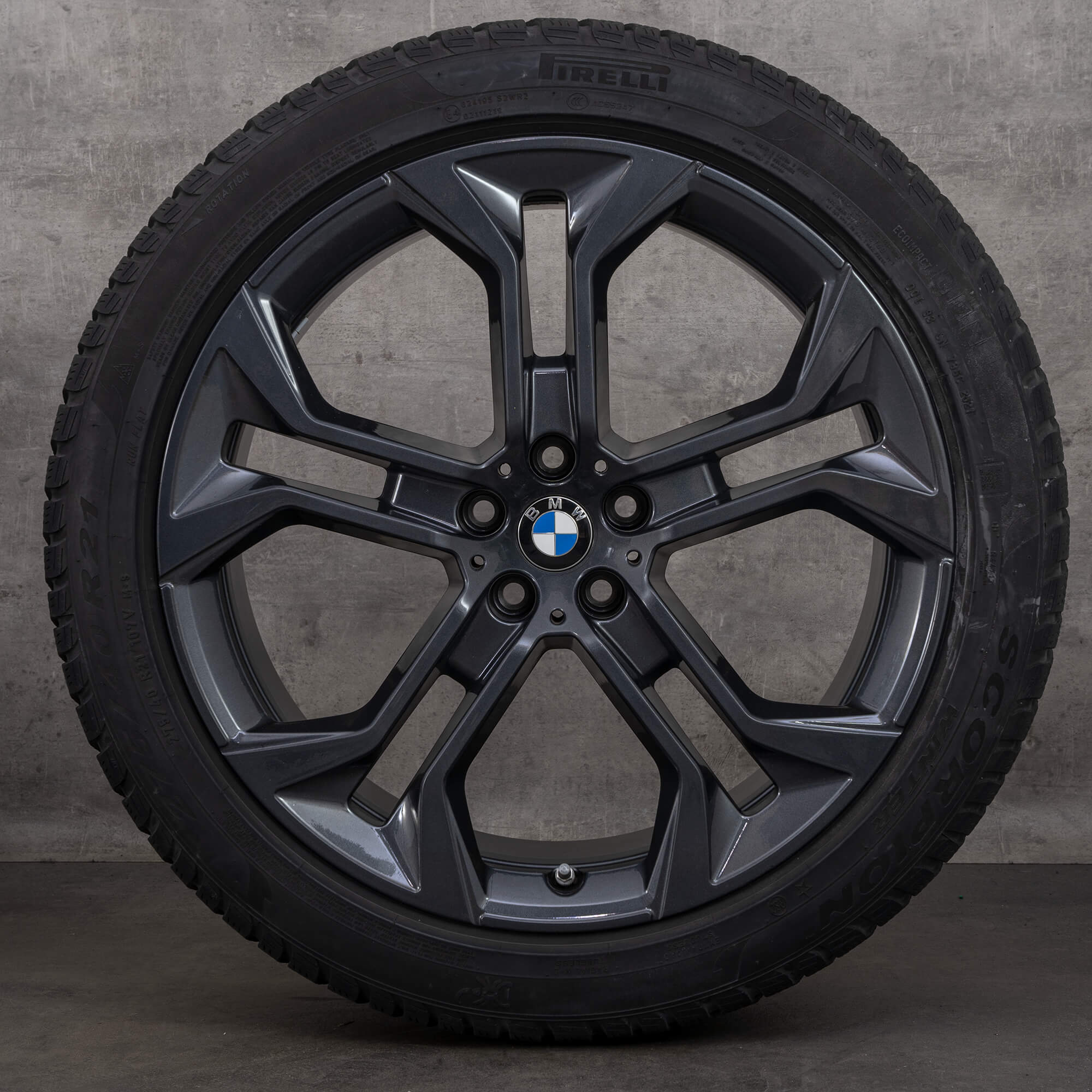 BMW 21 inch rims X5 G05 X6 G06 winter tires wheels Styling 744