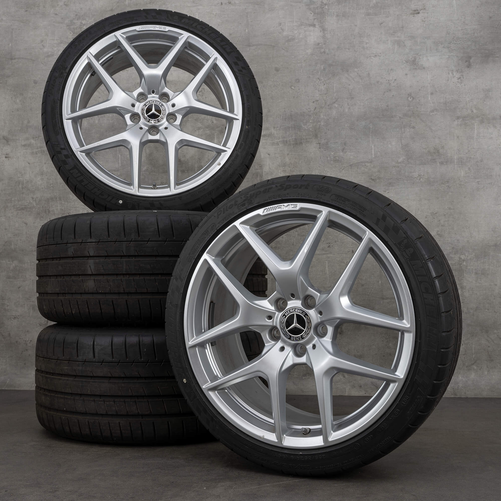 AMG 19 inch Mercedes Benz rims GT C190 R190 summer tires summer wheels