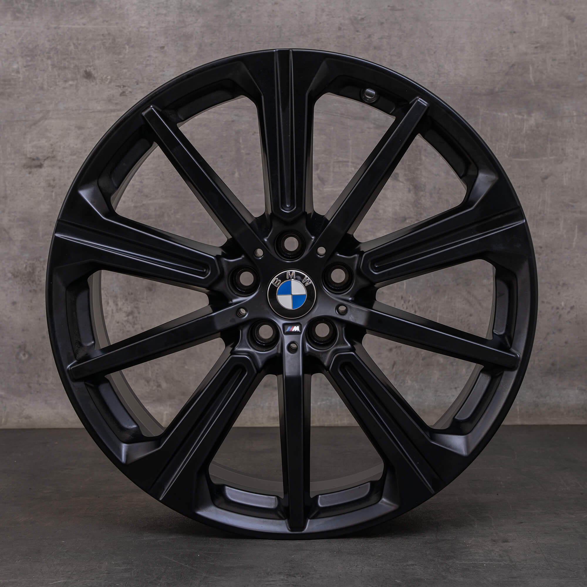 OEM BMW X5 X6 Rims 20 inch G05 G06 Styling 748 M 6883765 black matt