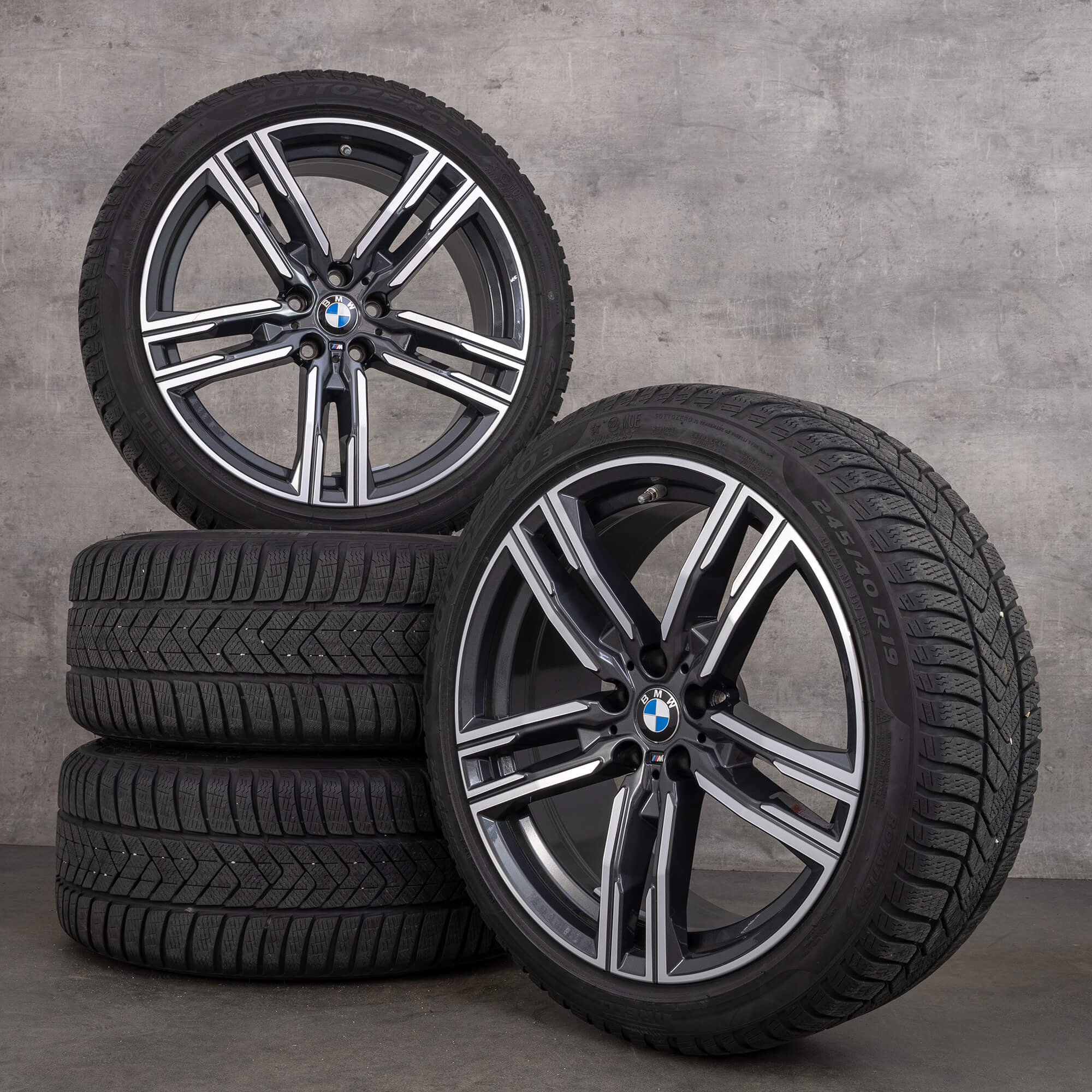 BMW 19 inch rims 8 series G14 G15 G16 winter tires wheels 727M 6.5 mm