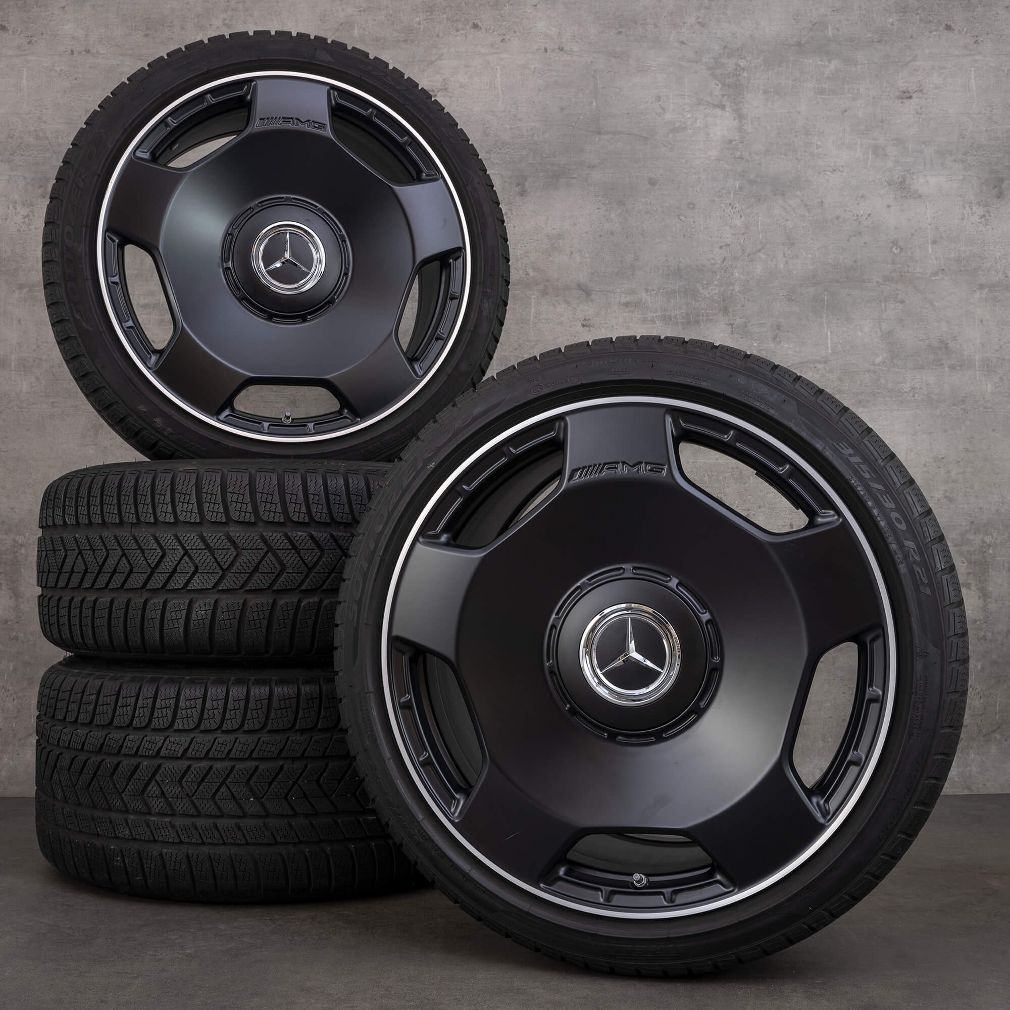 AMG 21 inch Mercedes Benz rims AMG GT 43 53 63 S X290 winter wheels tires