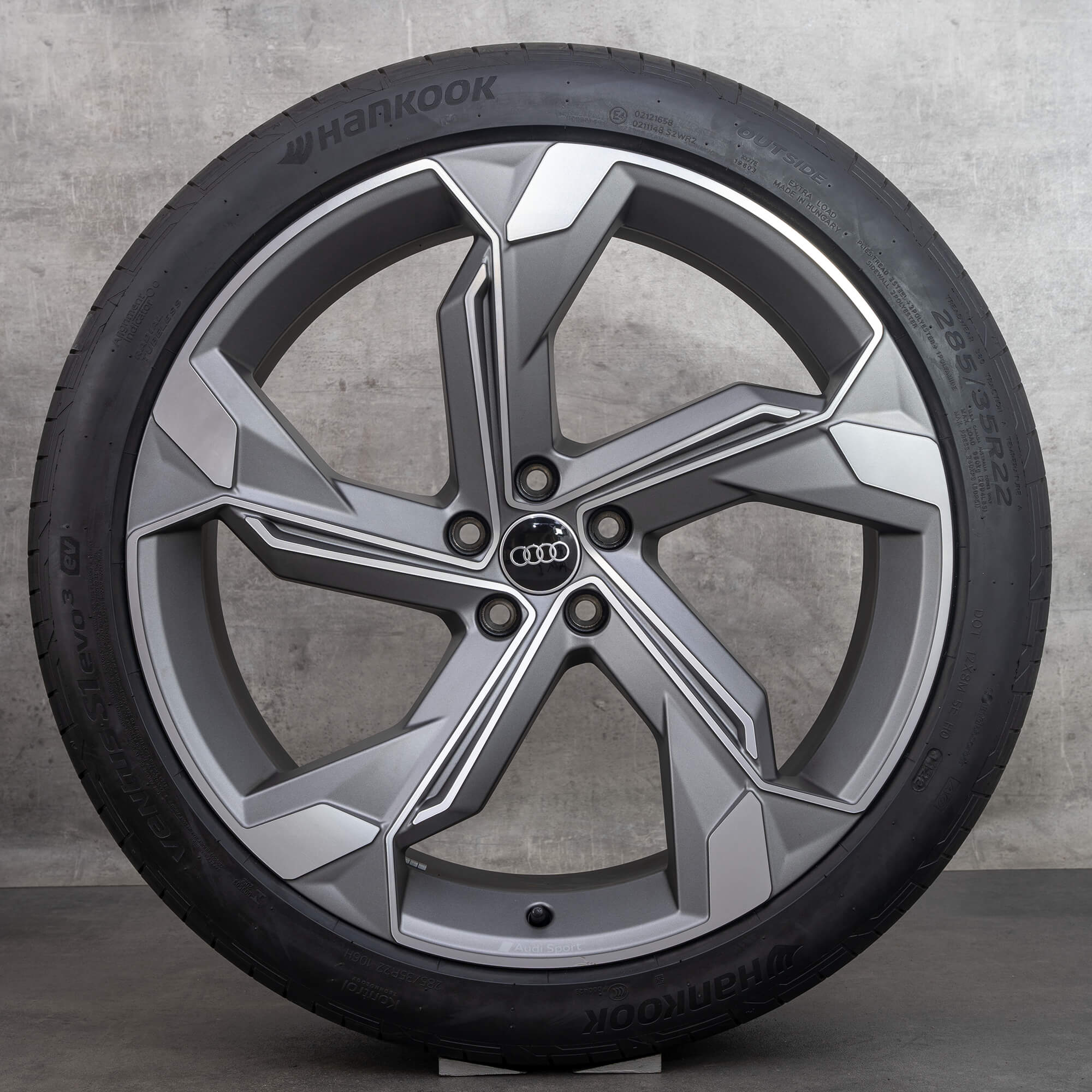 Audi 22 inch velgen SQ8 e-tron S GE zomerbanden zomervelgen 4KE601025D