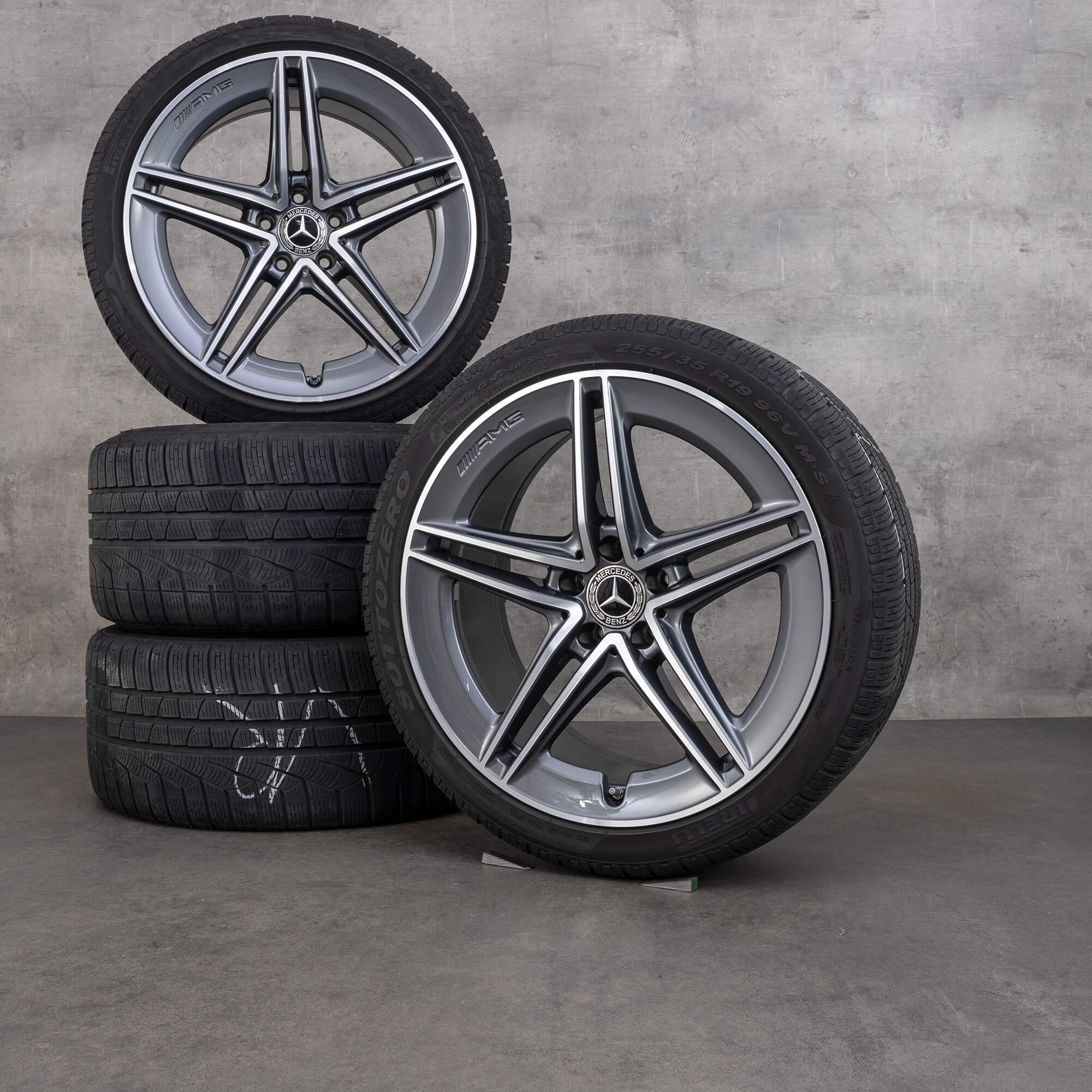 AMG 19 inch rims Mercedes Benz C63 C63S C205 A205 winter wheels tires