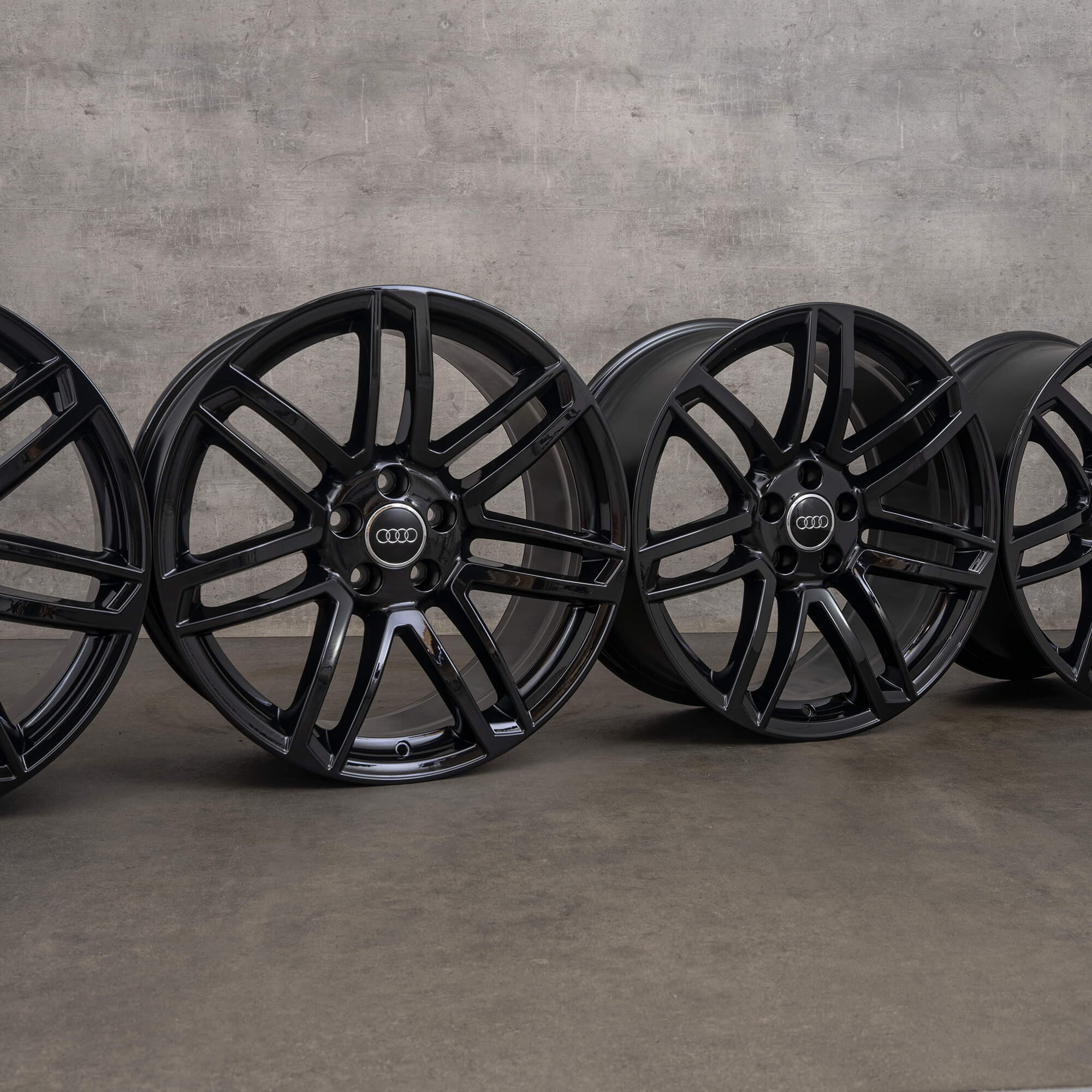 Audi 19 inch rims A5 S5 B8 8T aluminum double spoke design 8T0601025DB New