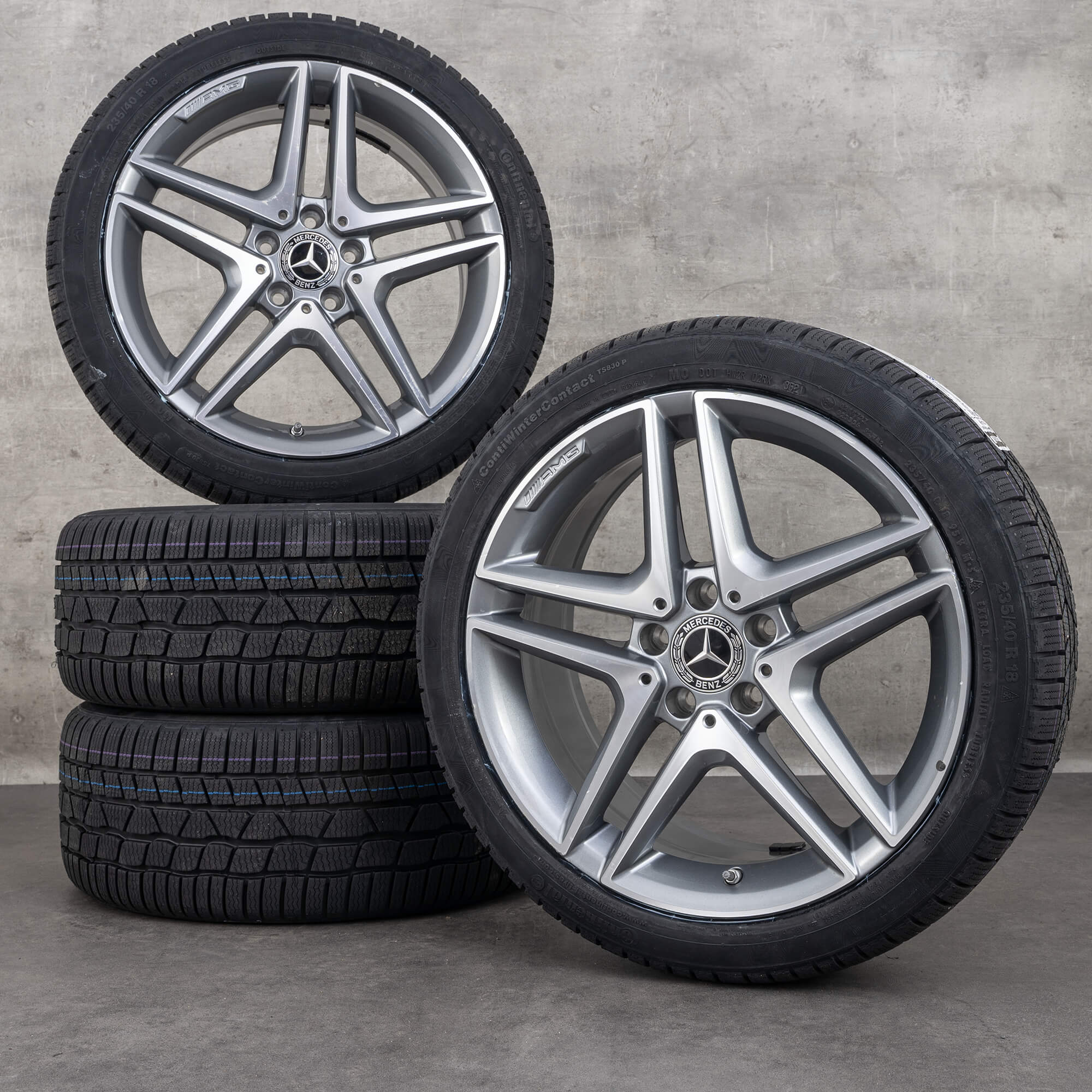 Mercedes 18 inch winter wheels AMG rims A-Class W176 A45 W117 CLA45 250 ...