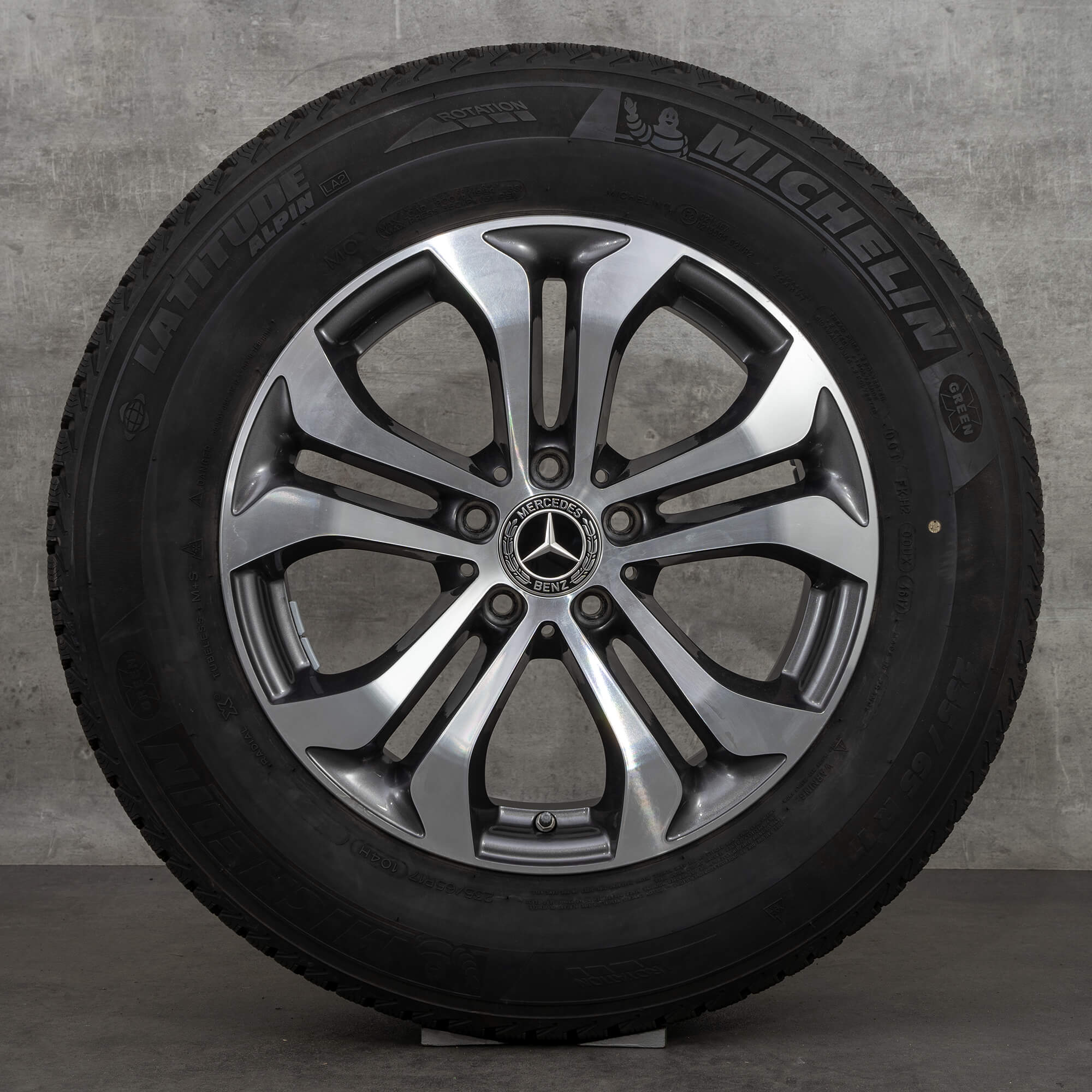 Mercedes Benz 17 inch rims GLC X253 C253 OEM winter wheels A2534010600