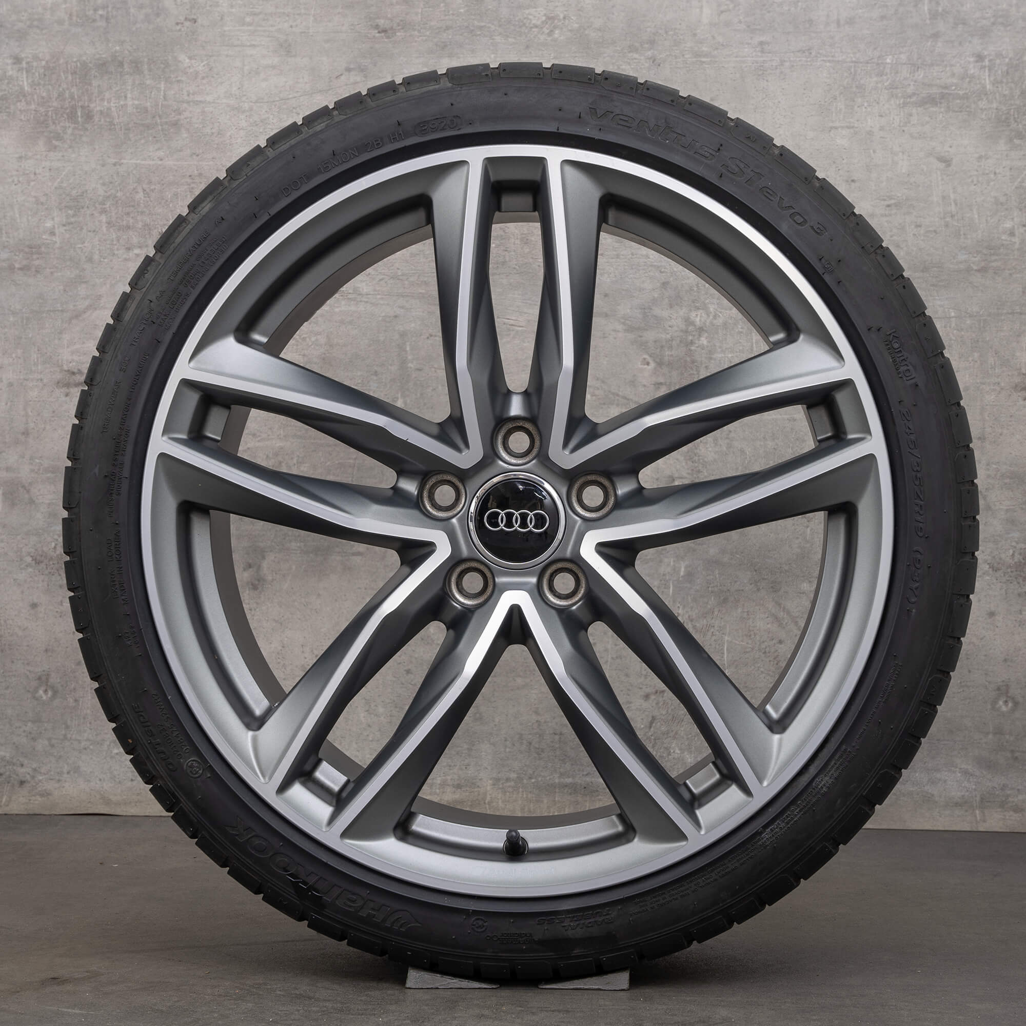 AUDI TT TTS TTRS 8S FV summer wheels 19 inch rims tires 8S0601025BG