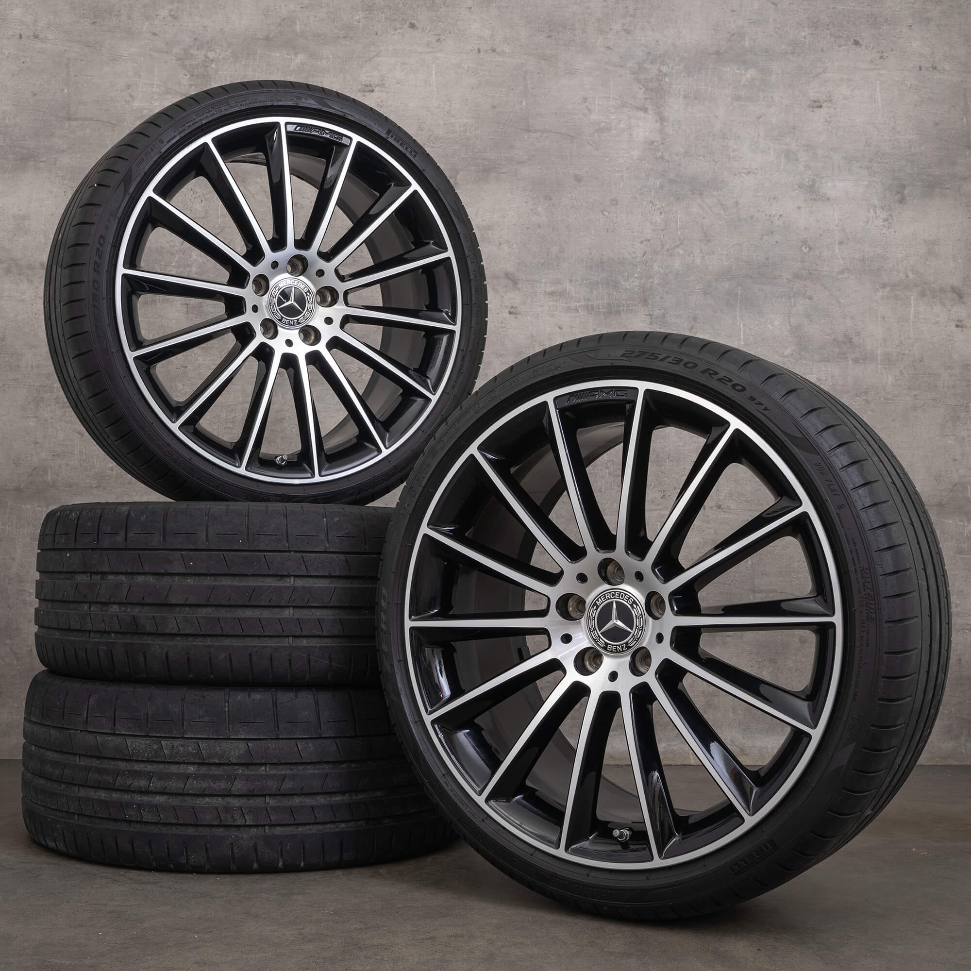 Original AMG Mercedes E-Class W213 S213 C238 A238 20 inch rims summer tires