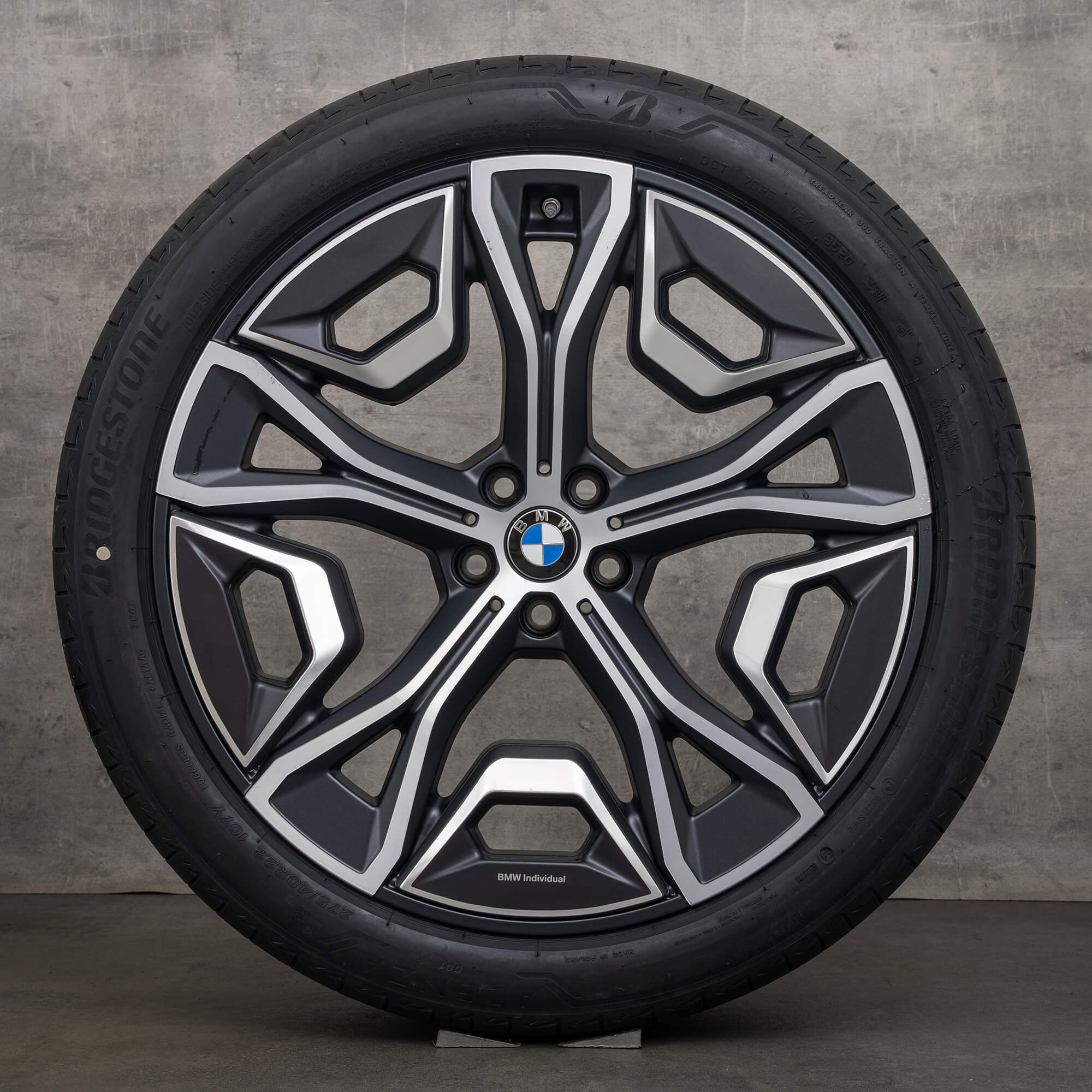 BMW iX i20 summer wheels 22 inch rims styling 1021 tires 5A02659 NEW