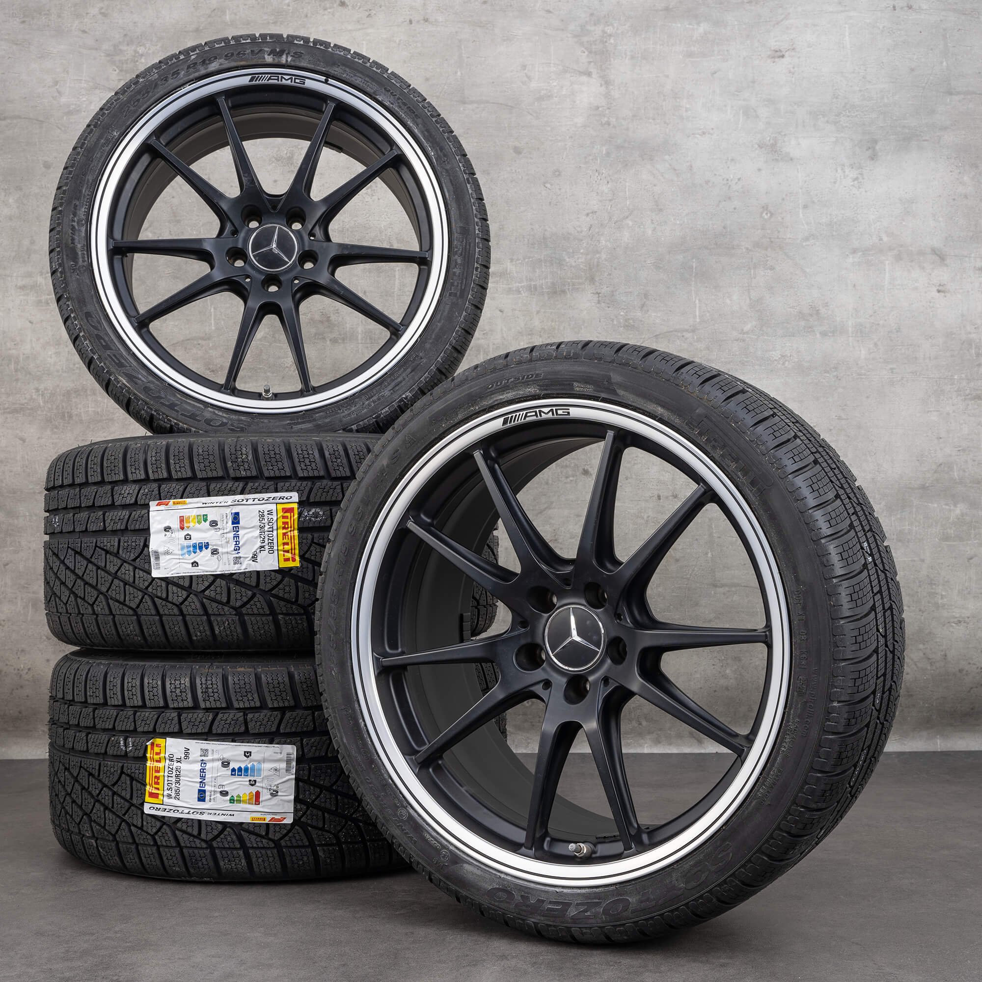 OEM Mercedes Benz C-Class C63 & S AMG winter wheels 19 20 inch C205 ...
