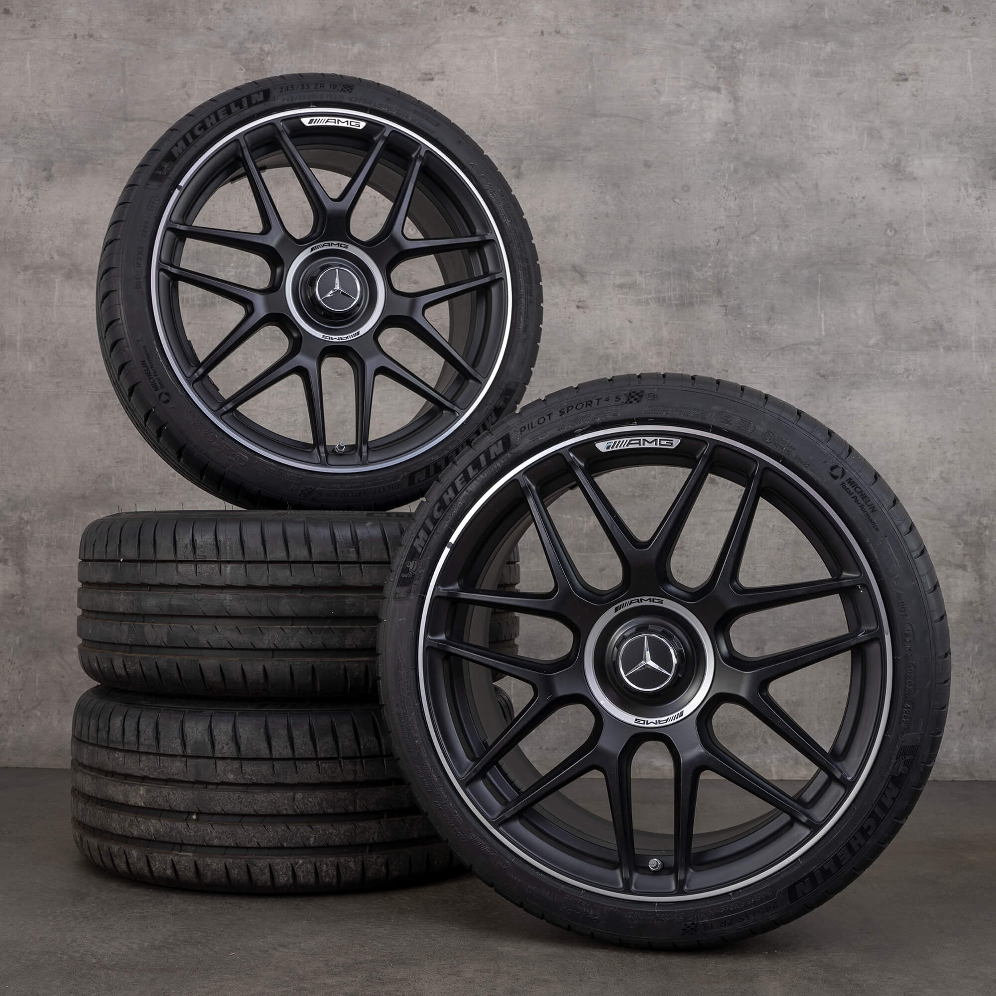 AMG A45 CLA45 Sommerräder W177 X118 C118 Felgen 19 Zoll Mercedes ...