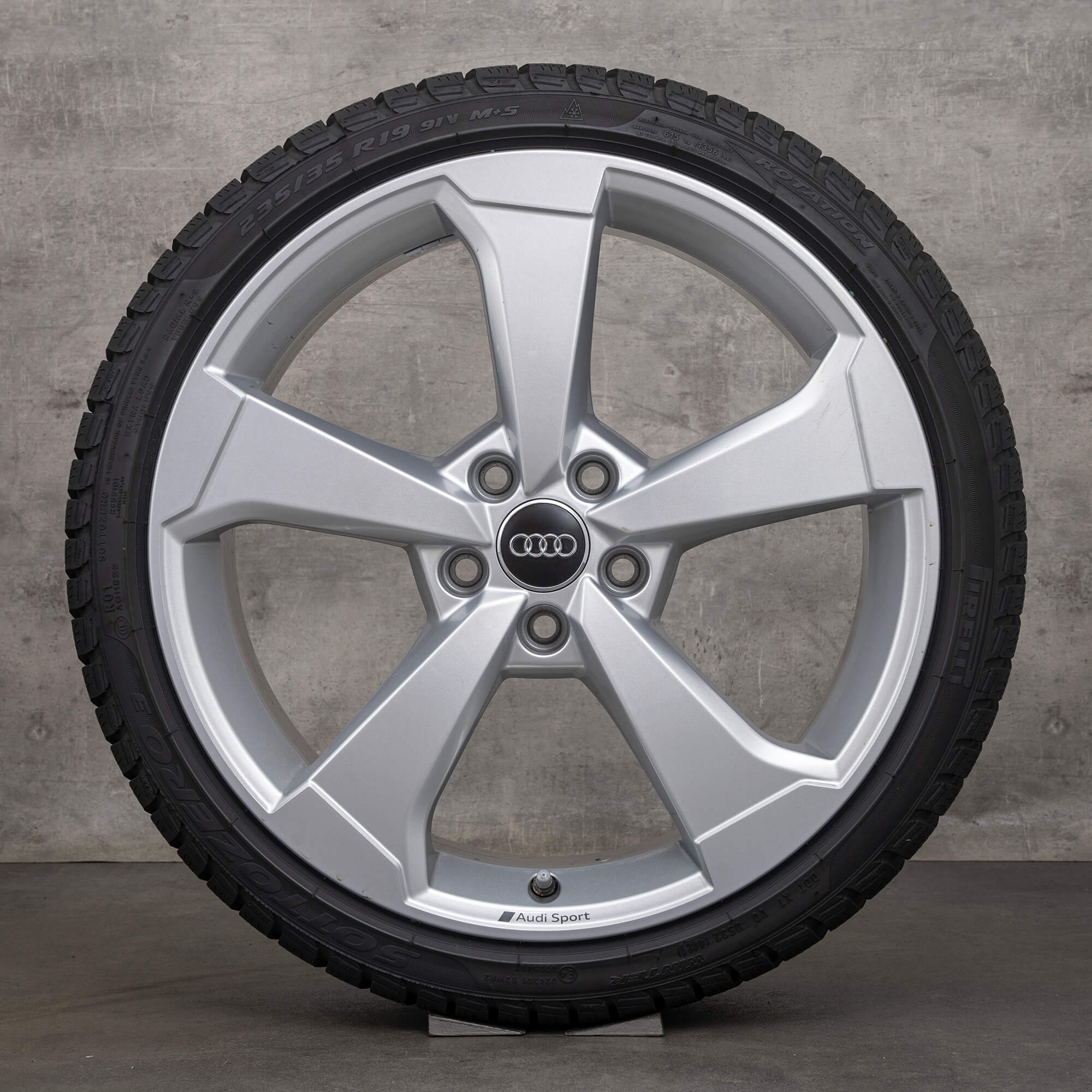 Audi A3 S3 RS3 8V Rotor II Sport winter wheels 19 inch rims tires