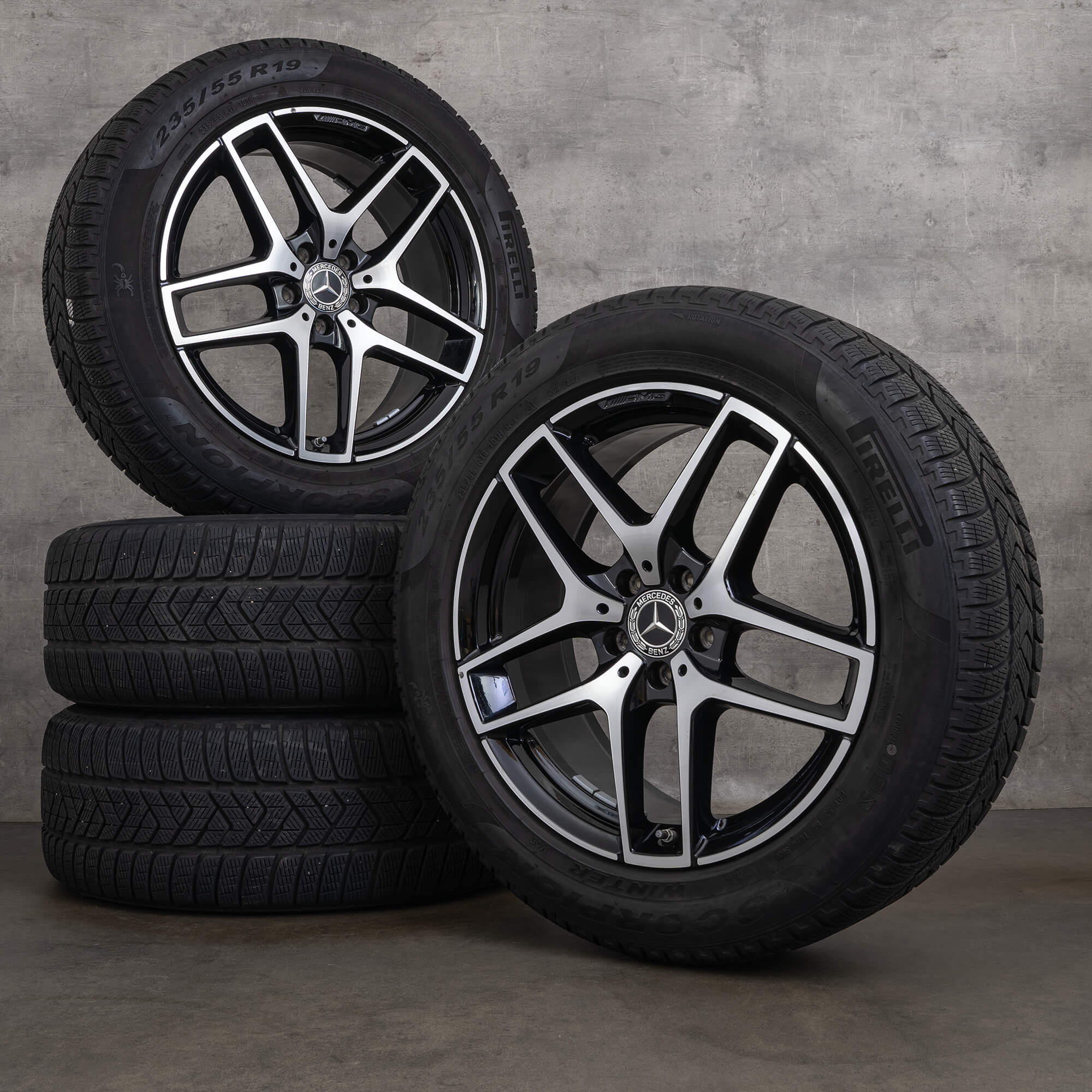 OEM Mercedes Benz GLC & 43 AMG winter wheels 19 inch C253 X253 SUV rims ...