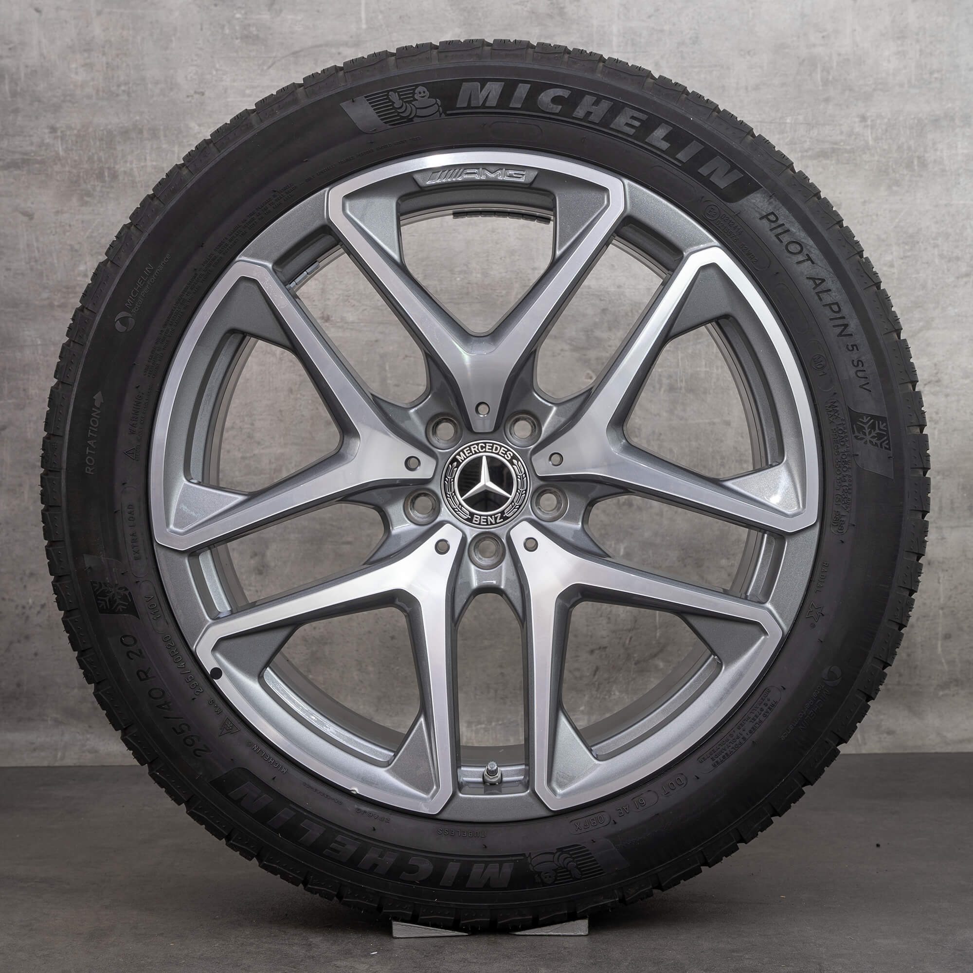 AMG Mercedes GLC 63 X253 W253 20 inch alloy rims winter tires wheels