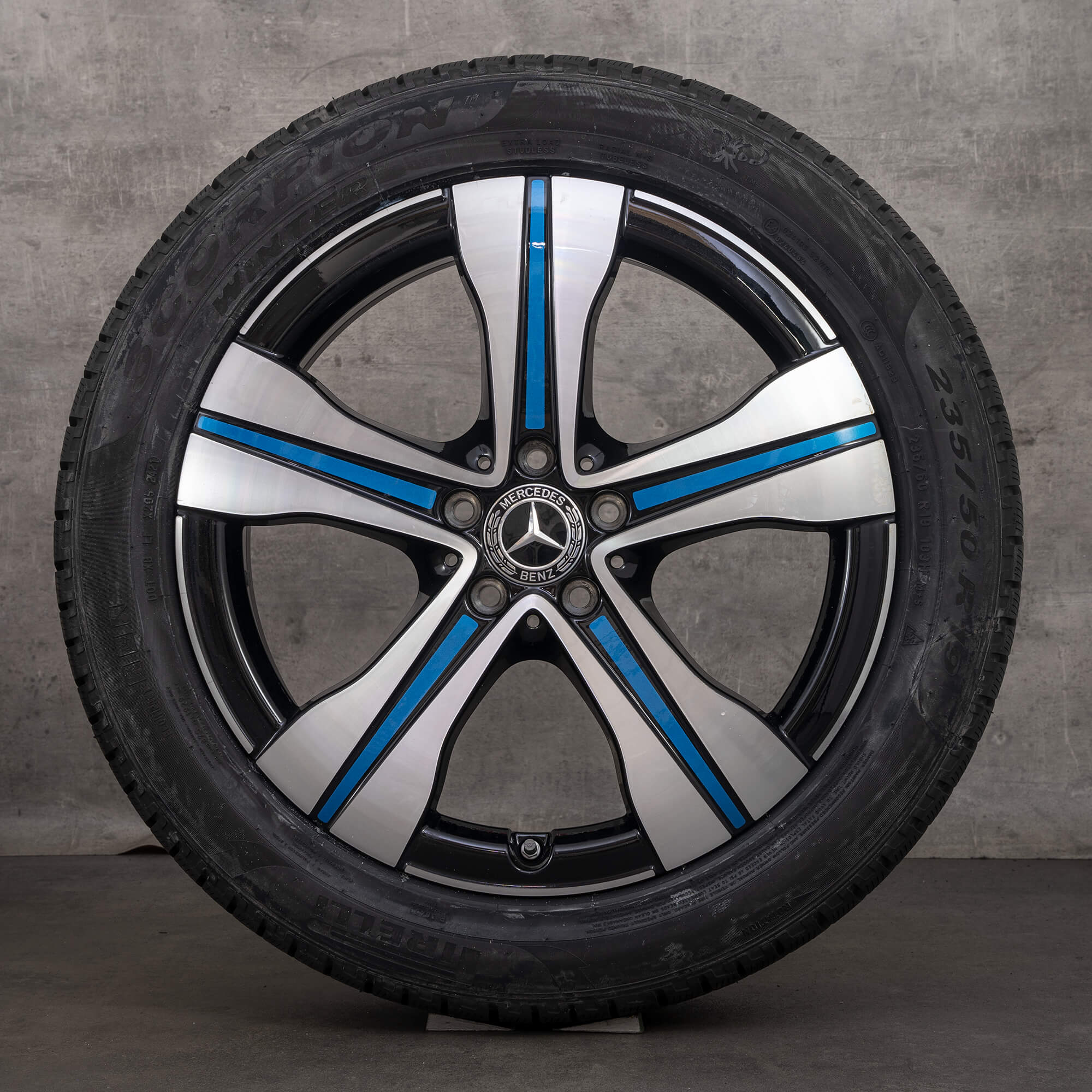 Mercedes Benz EQA H243 EQB X243 vinterhjul 19 tommer fælge A2434011500 ...