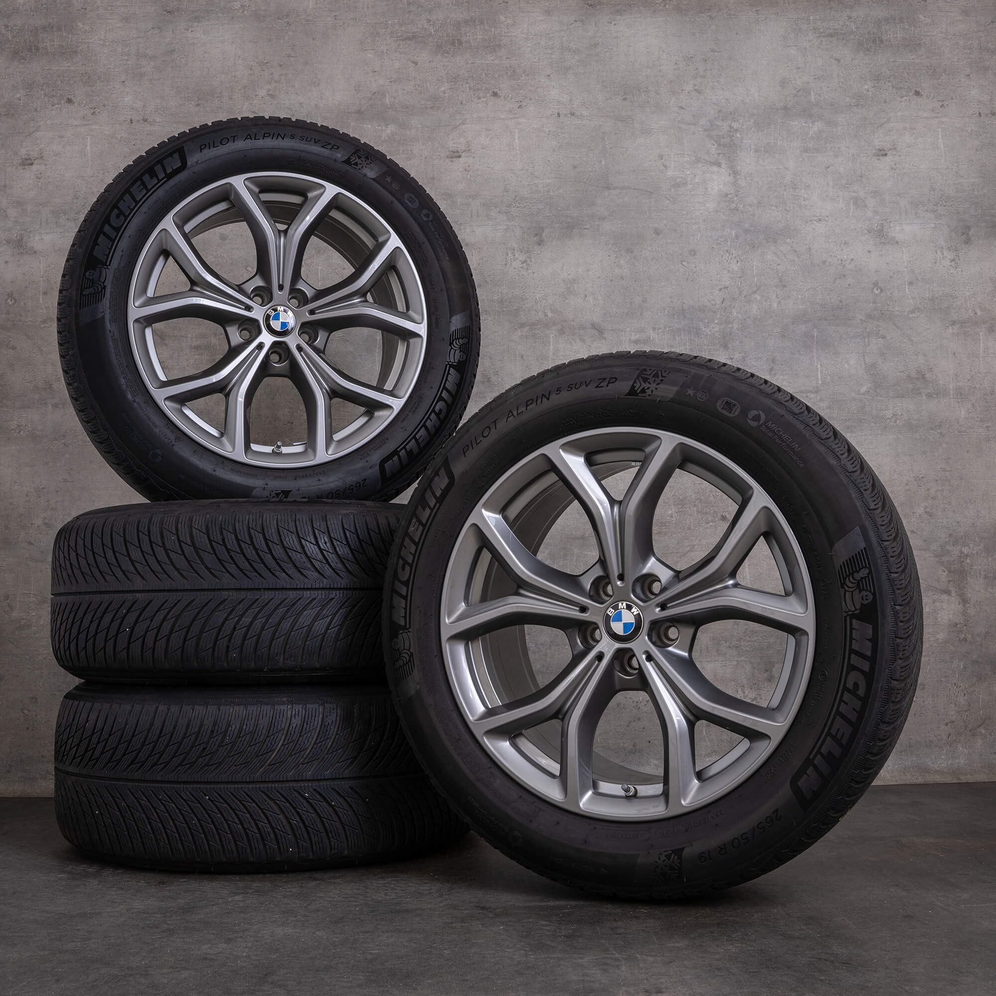 Original BMW X5 X6 Winterräder 19 Zoll G05 G06 Felgen Styling 735 ...