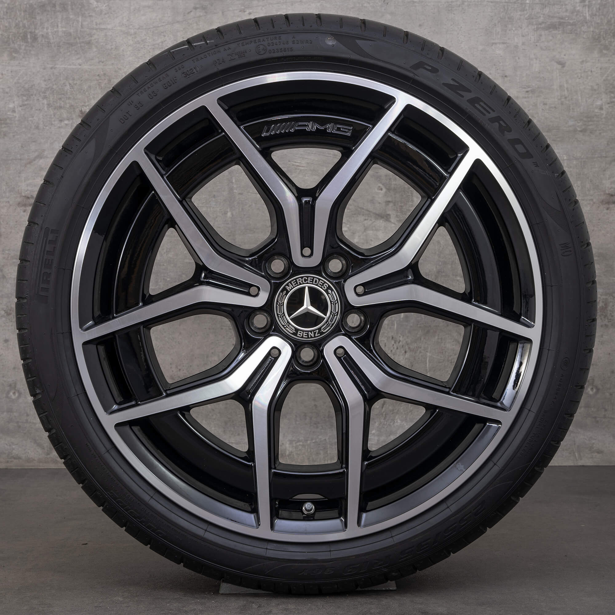 AMG 19 inch Mercedes Benz rims C-Class W206 S206 summer tires wheels